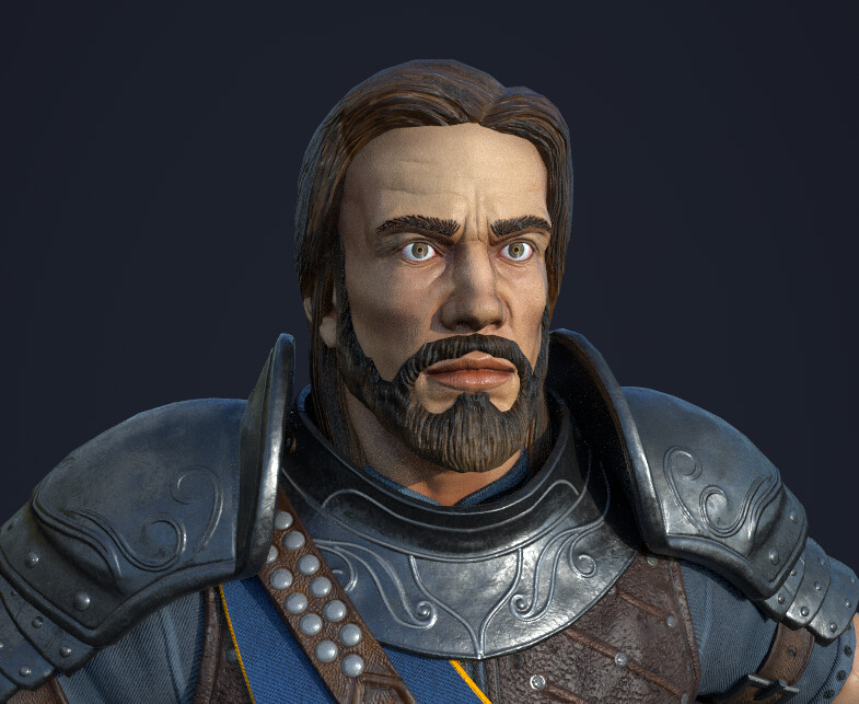 ArtStation - Knight low-poly