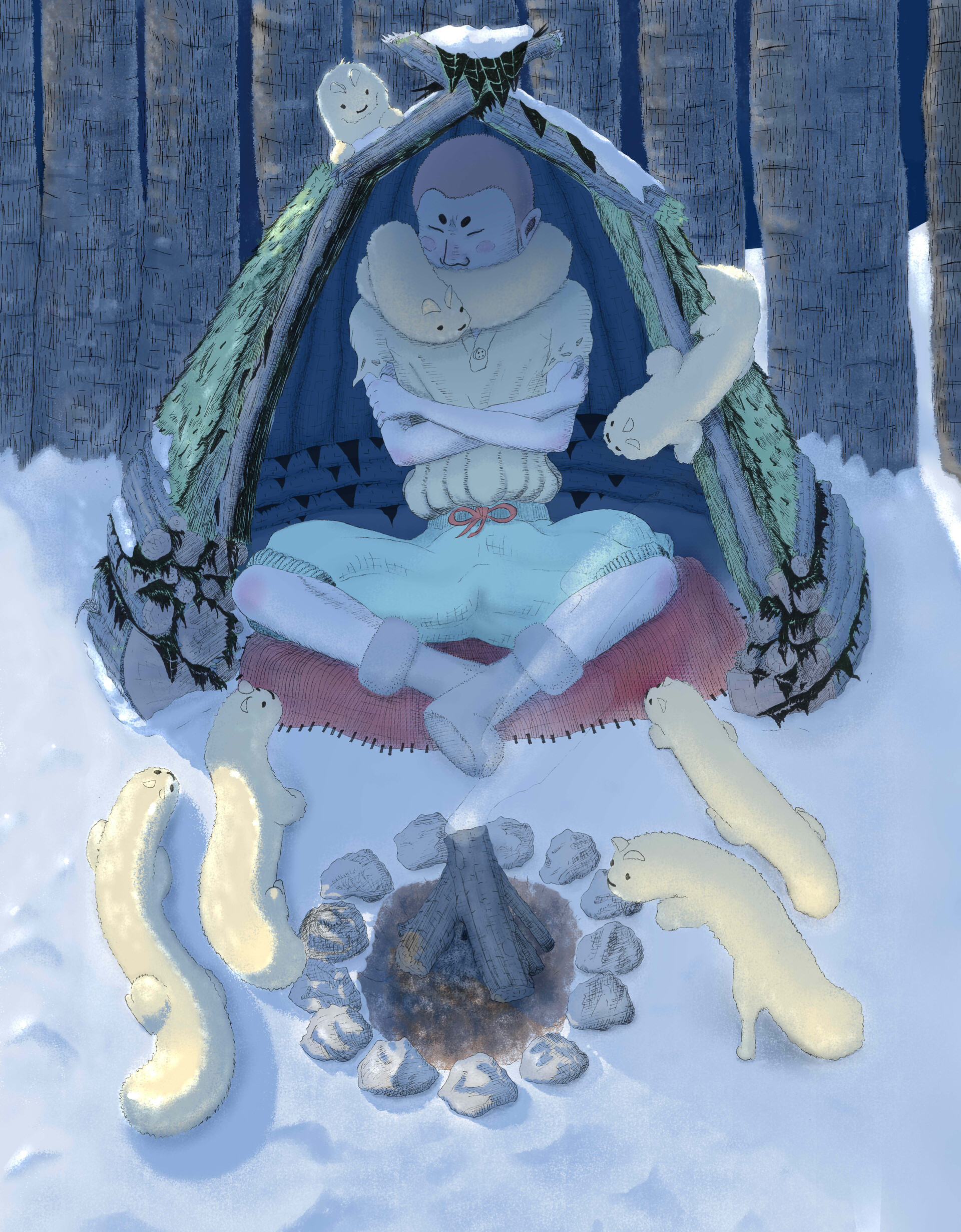 ArtStation - SNOW WARMTH