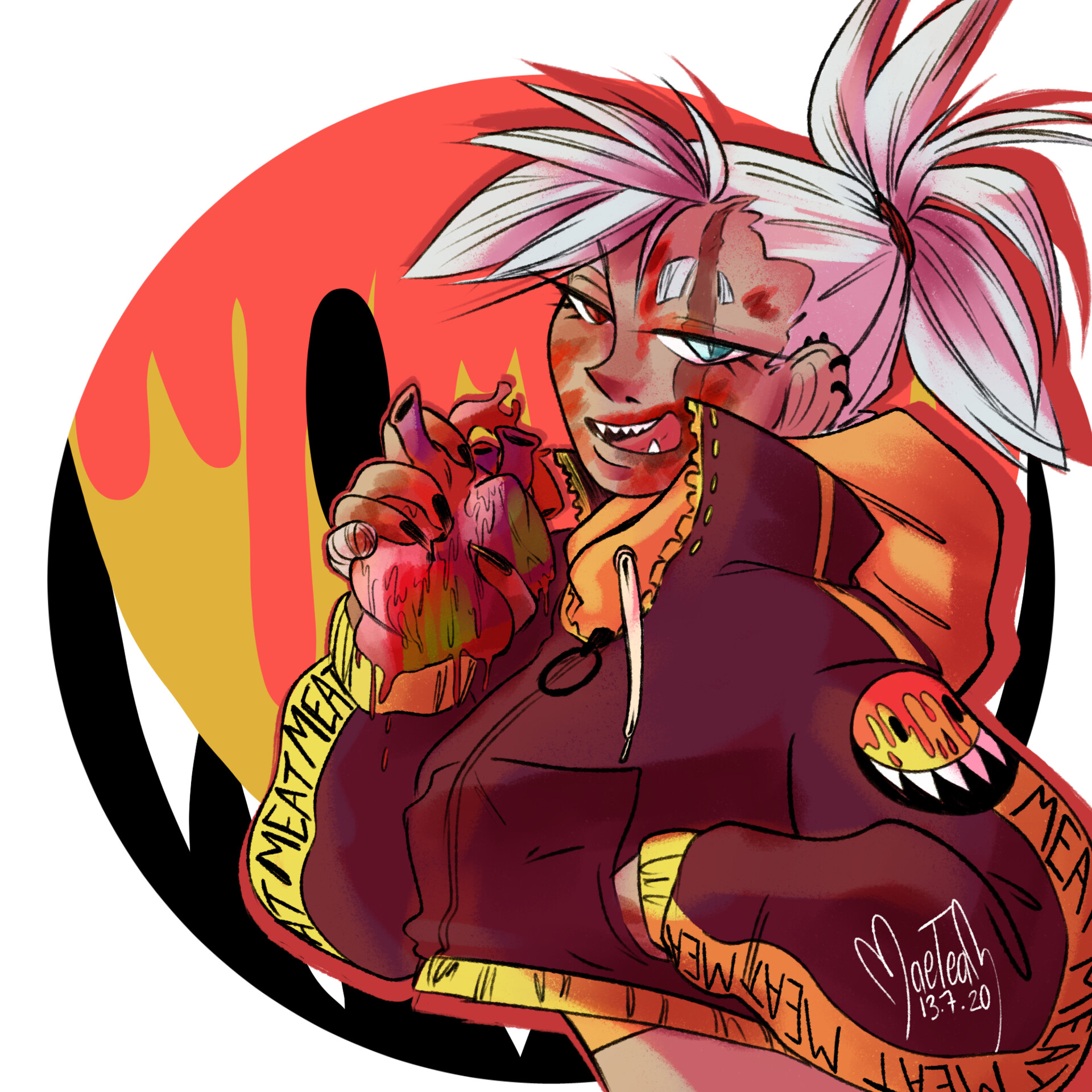 ArtStation - Kinda tastes good - Gore OC