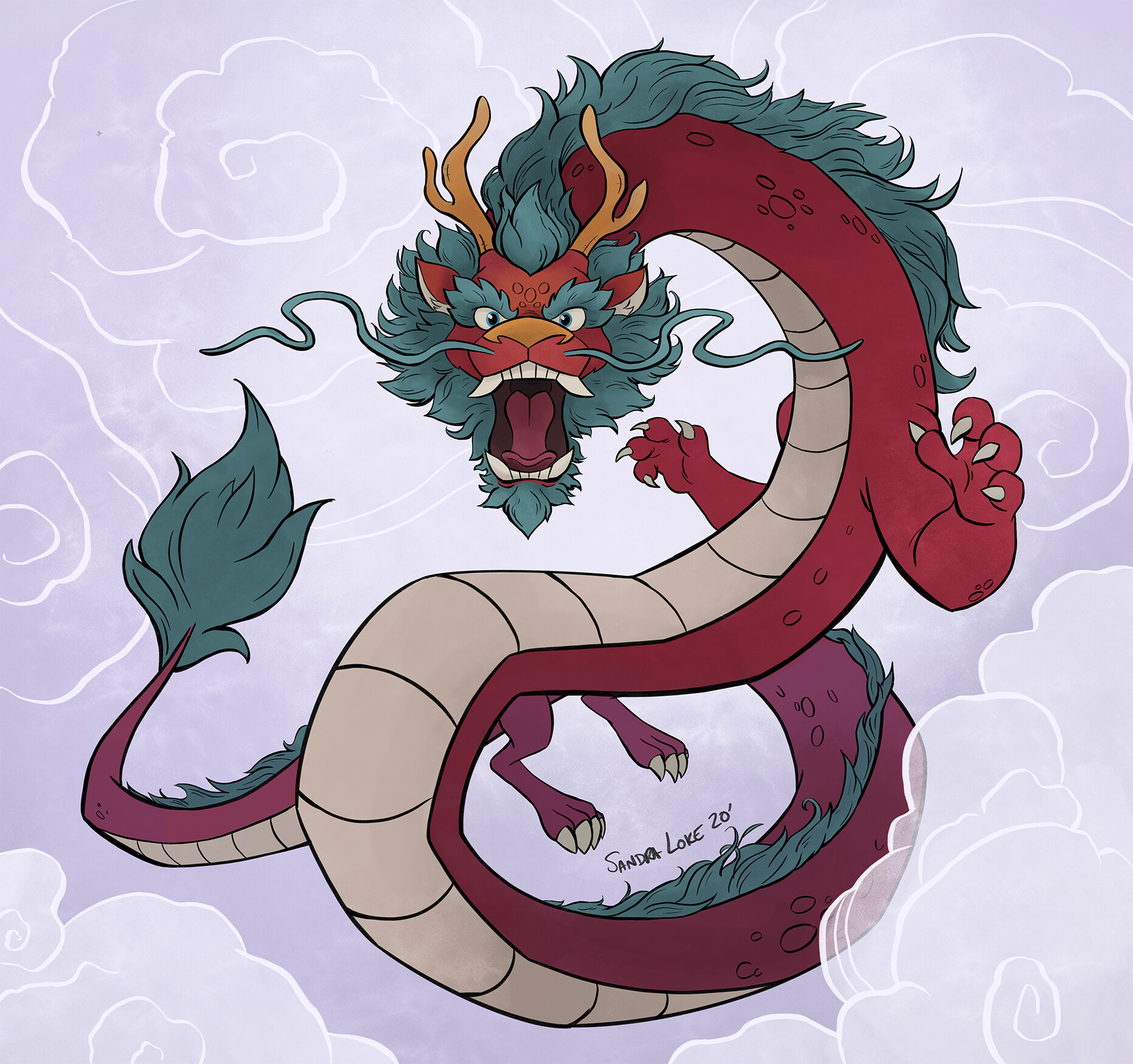 ArtStation - Asian Dragon