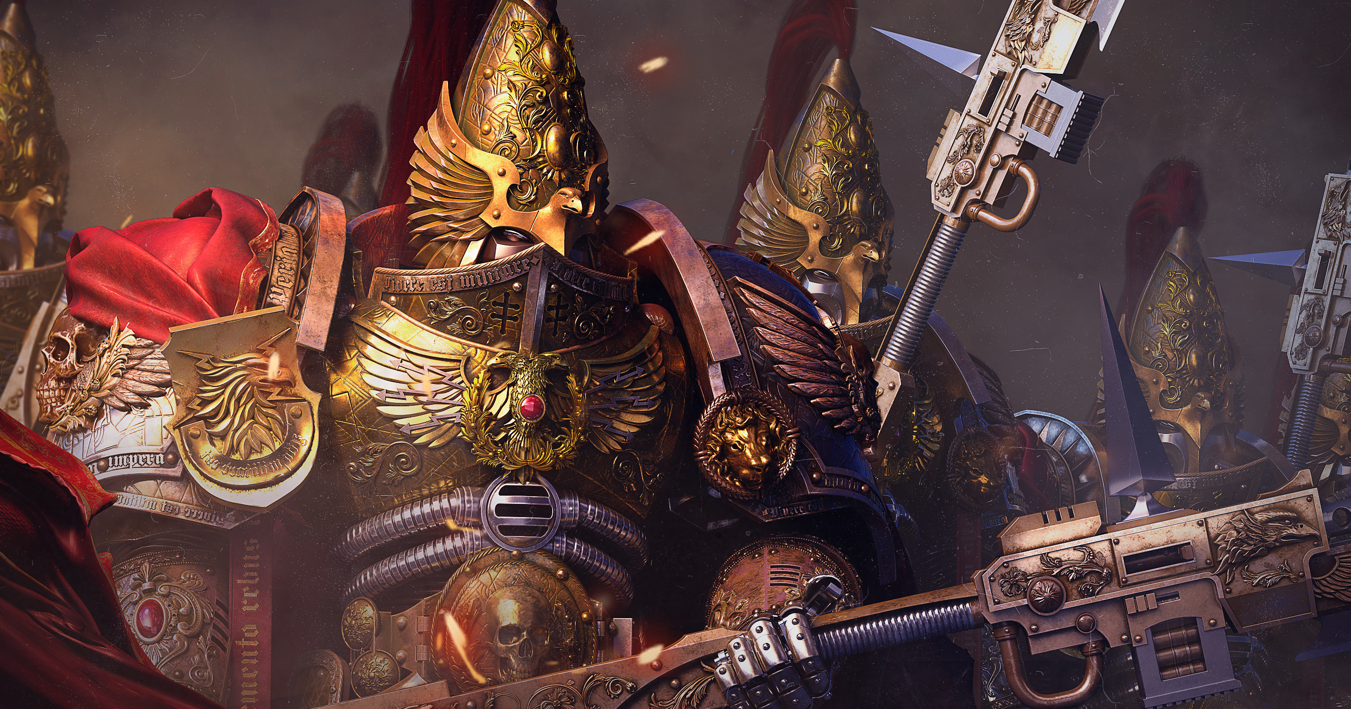 Dmitriy Mironov - Adeptus Custodes Warhammer40K fanart