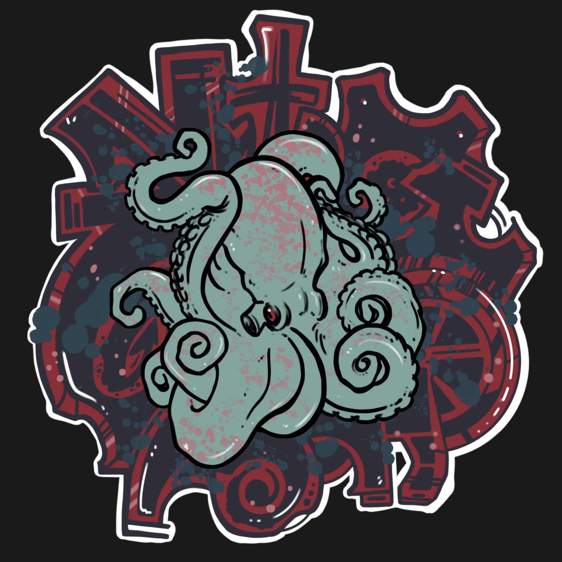 ArtStation - Graffiti Octopus