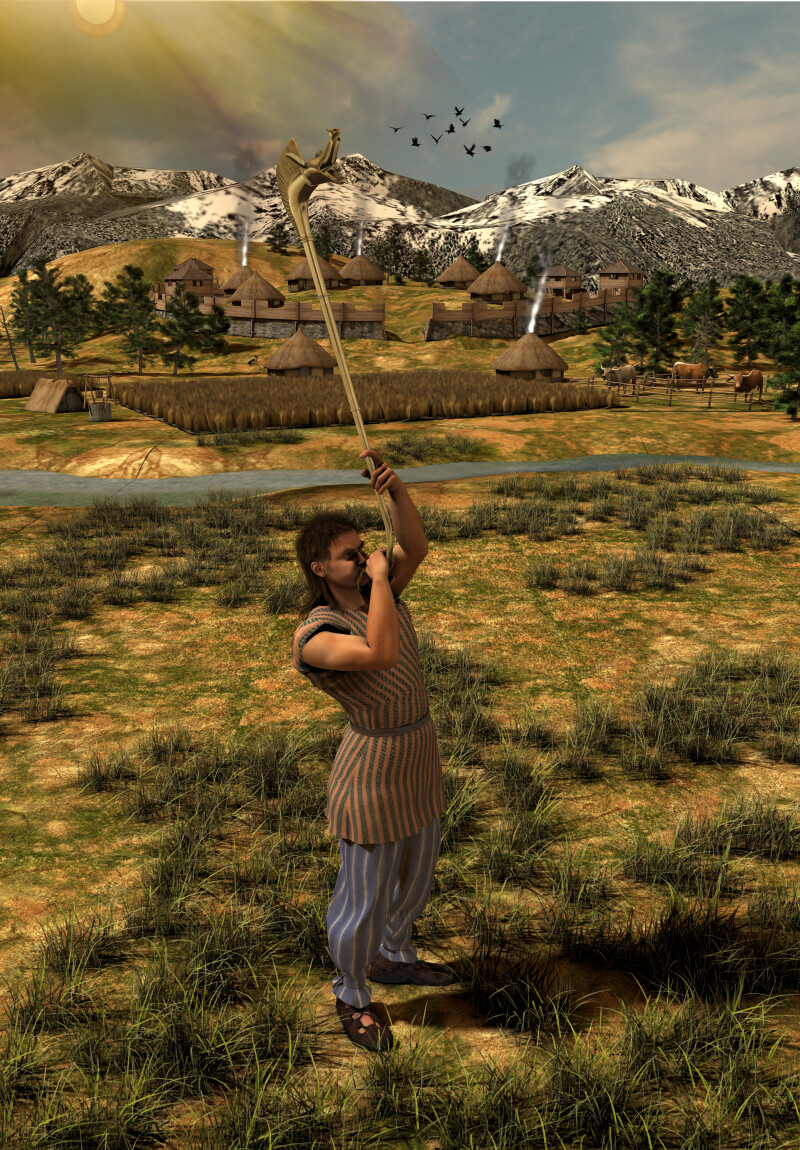 ArtStation - Celtic Carnyx Player 58BC