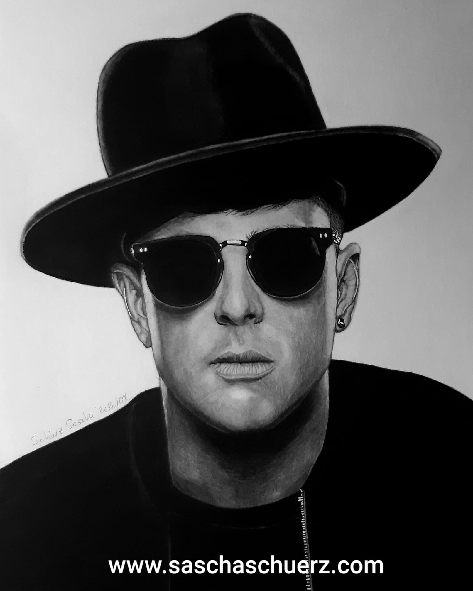 ArtStation - Timmy Trumpet realistic Pencil and Charcoal Portrait ...