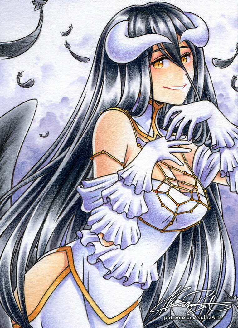Nuffie Arts - Albedo (Overlord) | ACEO