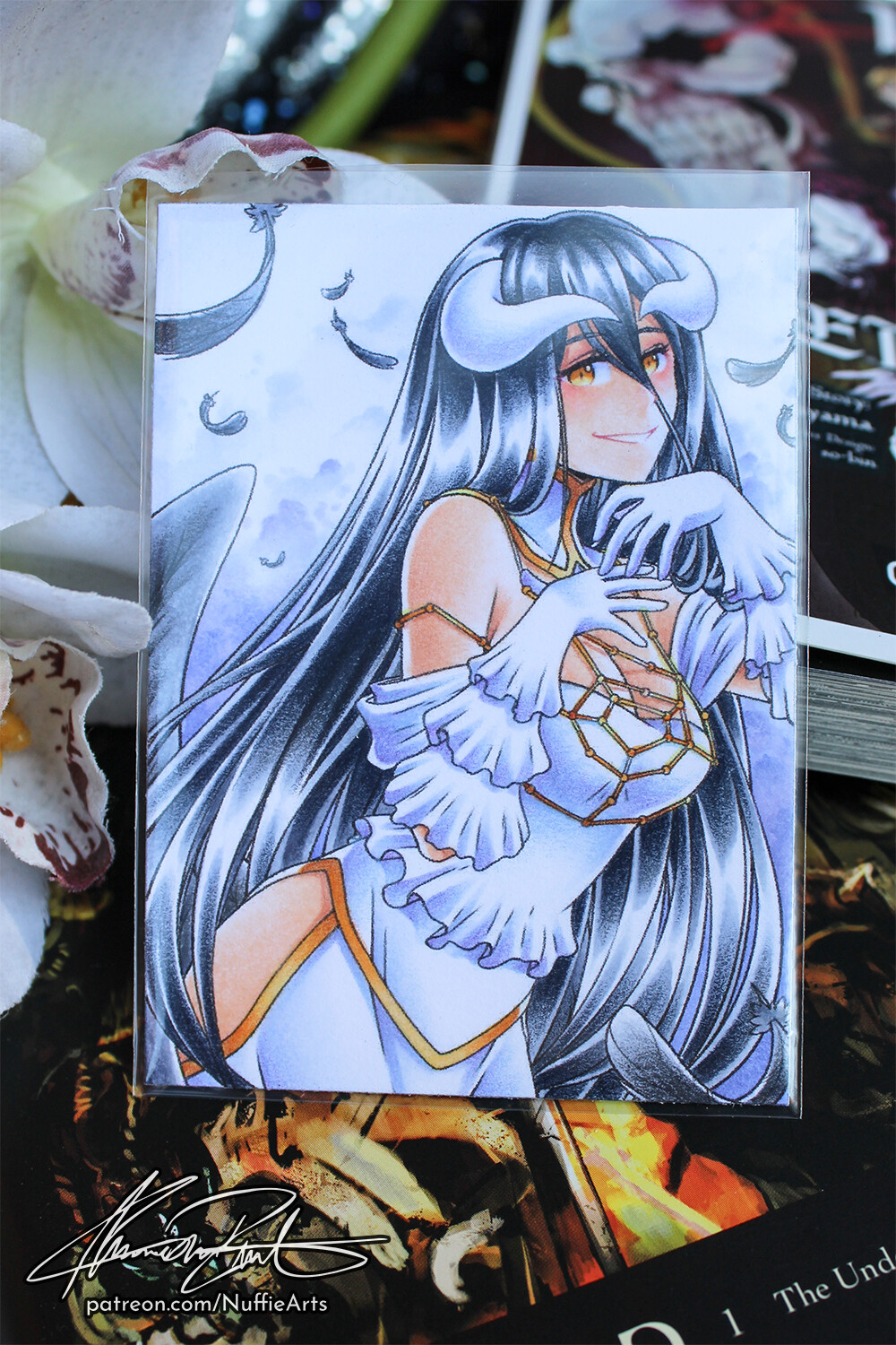 Nuffie Arts - Albedo (Overlord) | ACEO