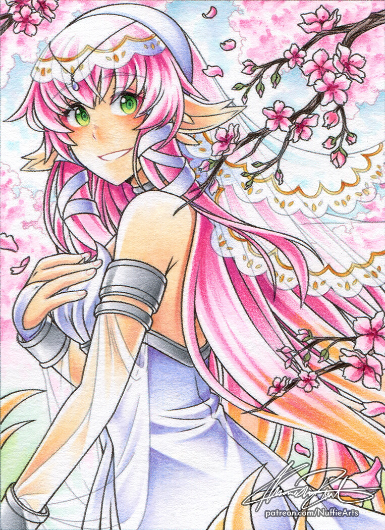Nuffie Arts - Cherryblossom Gaia | ACEOs