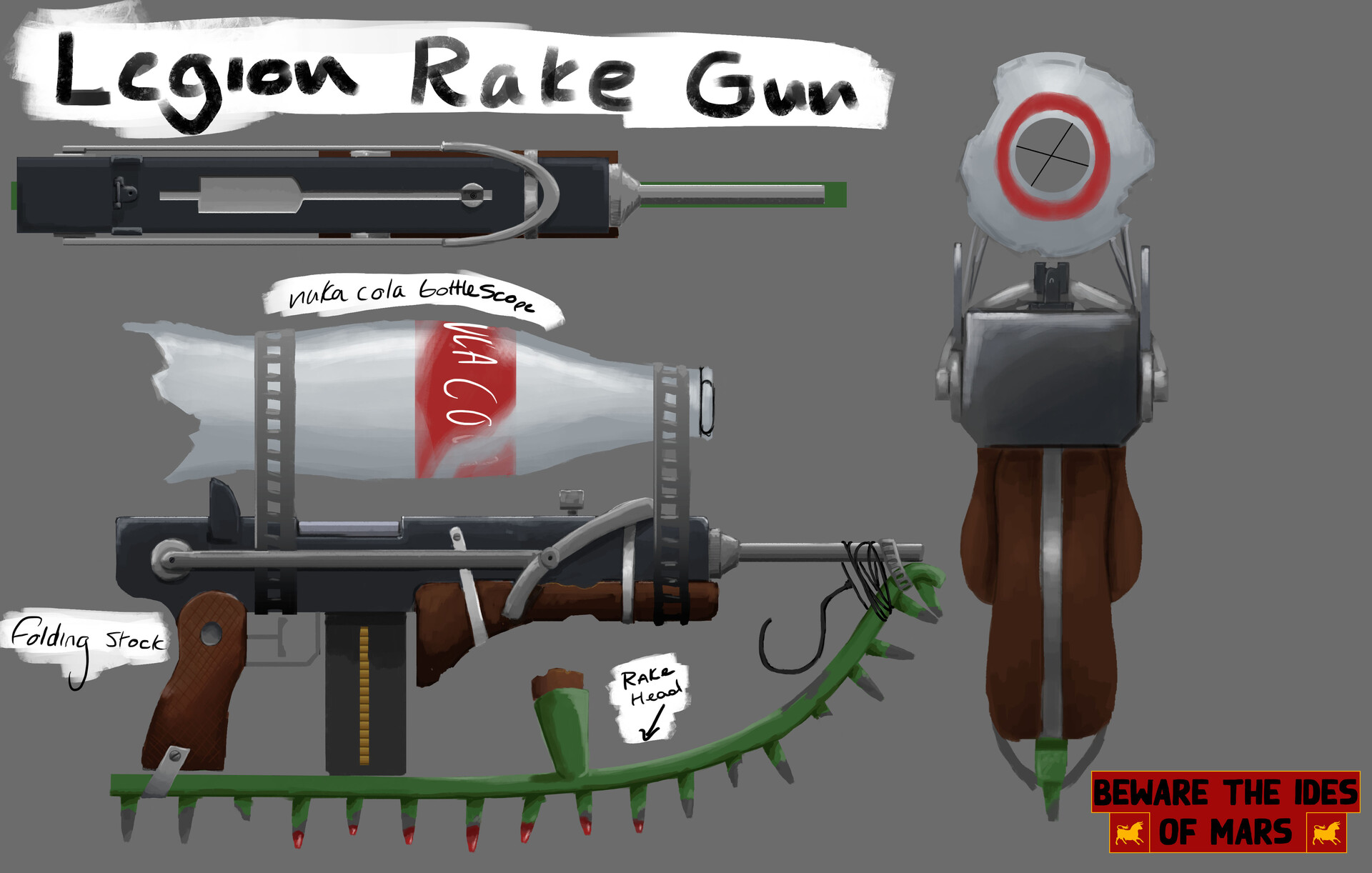 sam kempthorn - FYP Fallout Inspired Guns