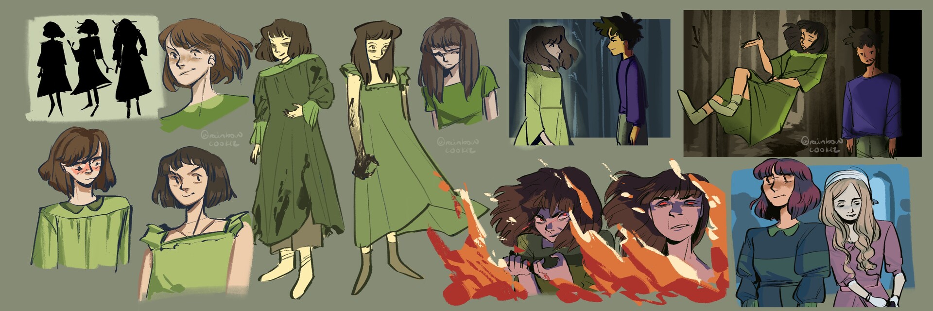 ArtStation - Olive: Character Design