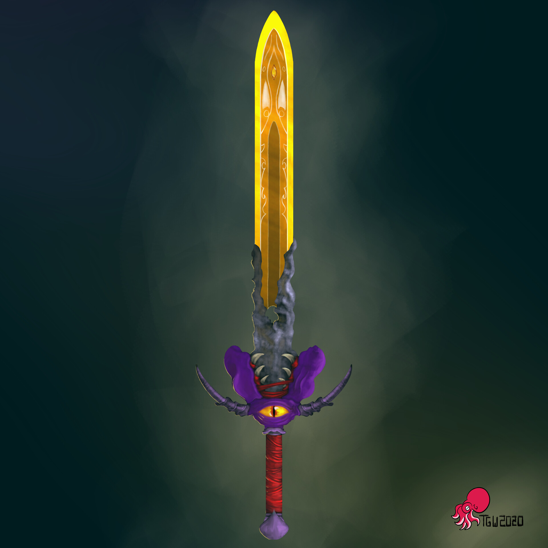 ArtStation - Swordtember 2020 | Day 8 Cursed Relic