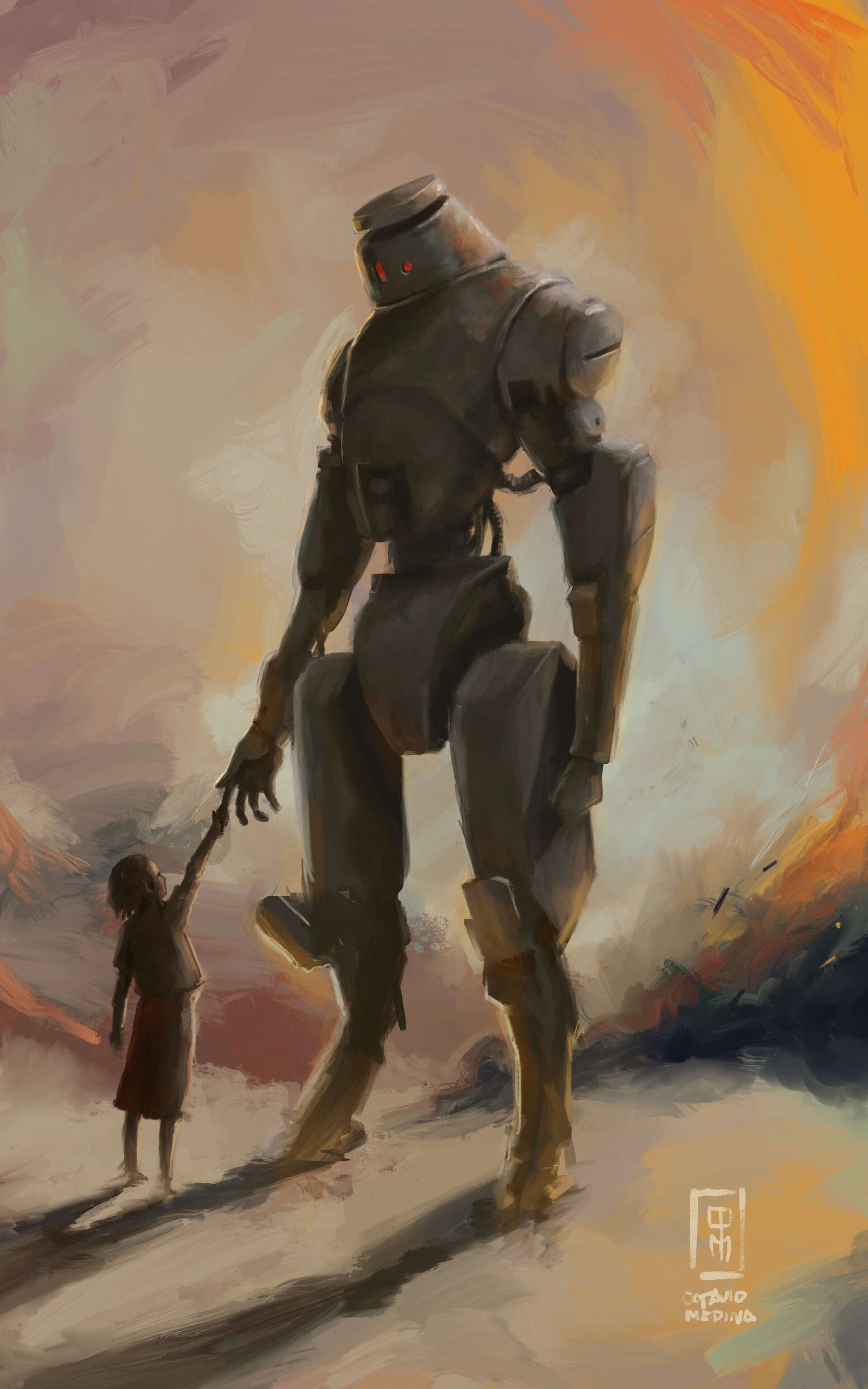 ArtStation - Child and Robot