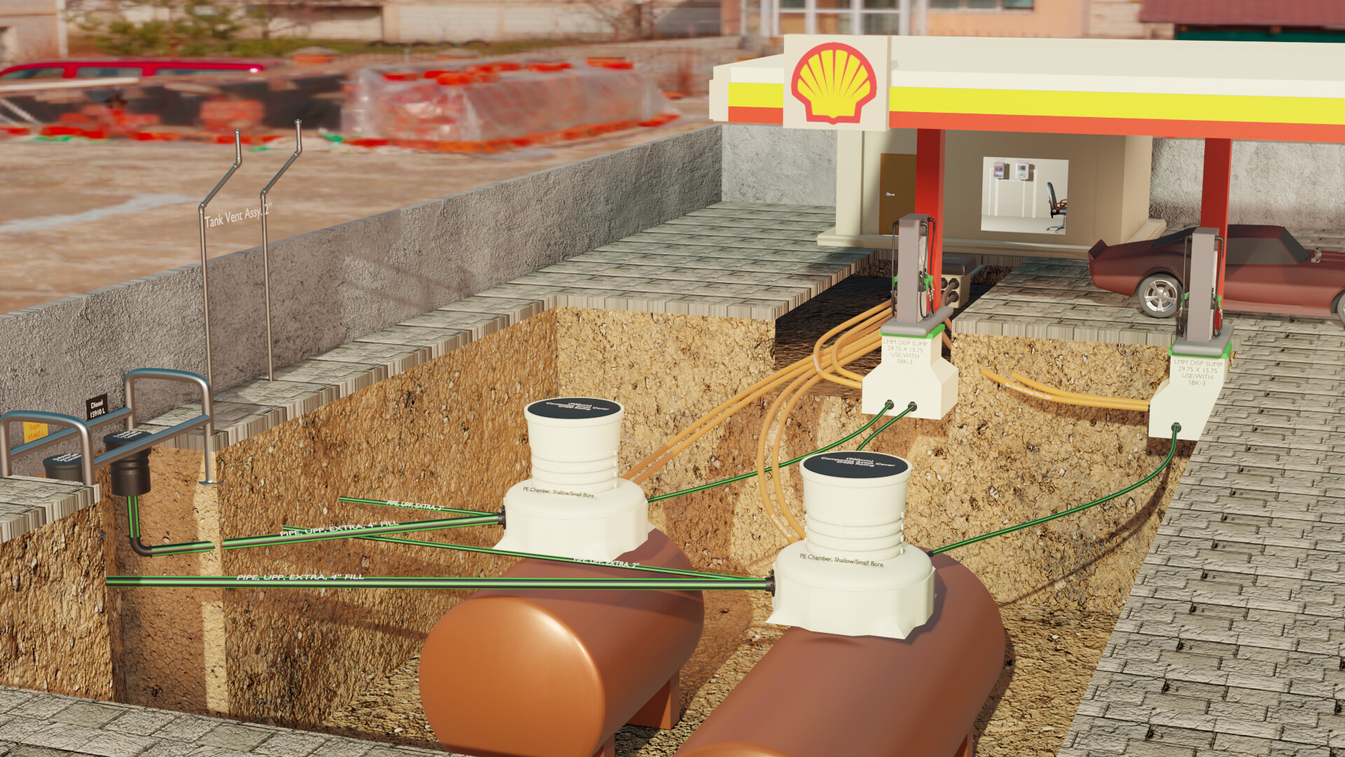 ArtStation - Petrol Pump Design