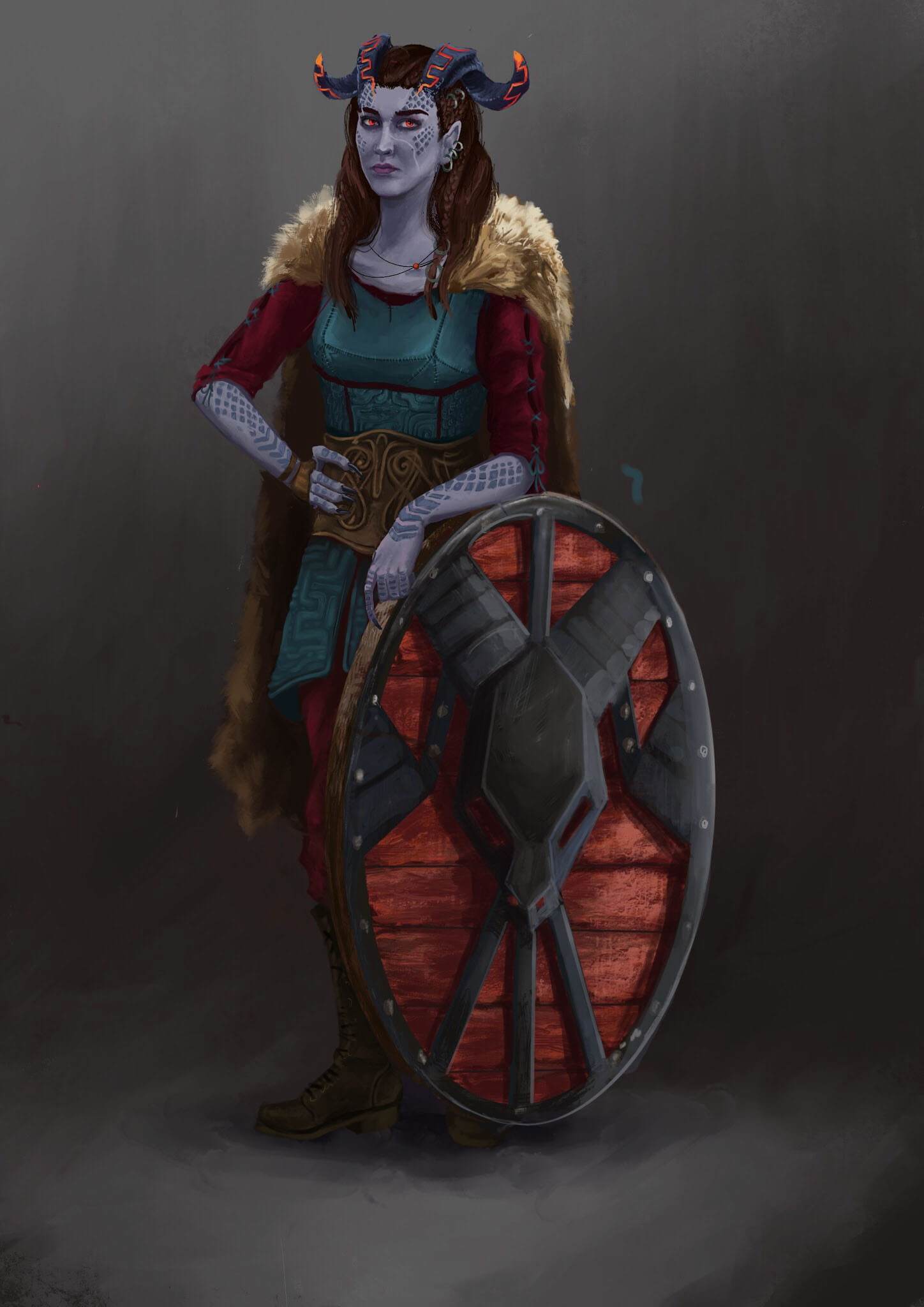 ArtStation - Polymorph dragon in human form character design