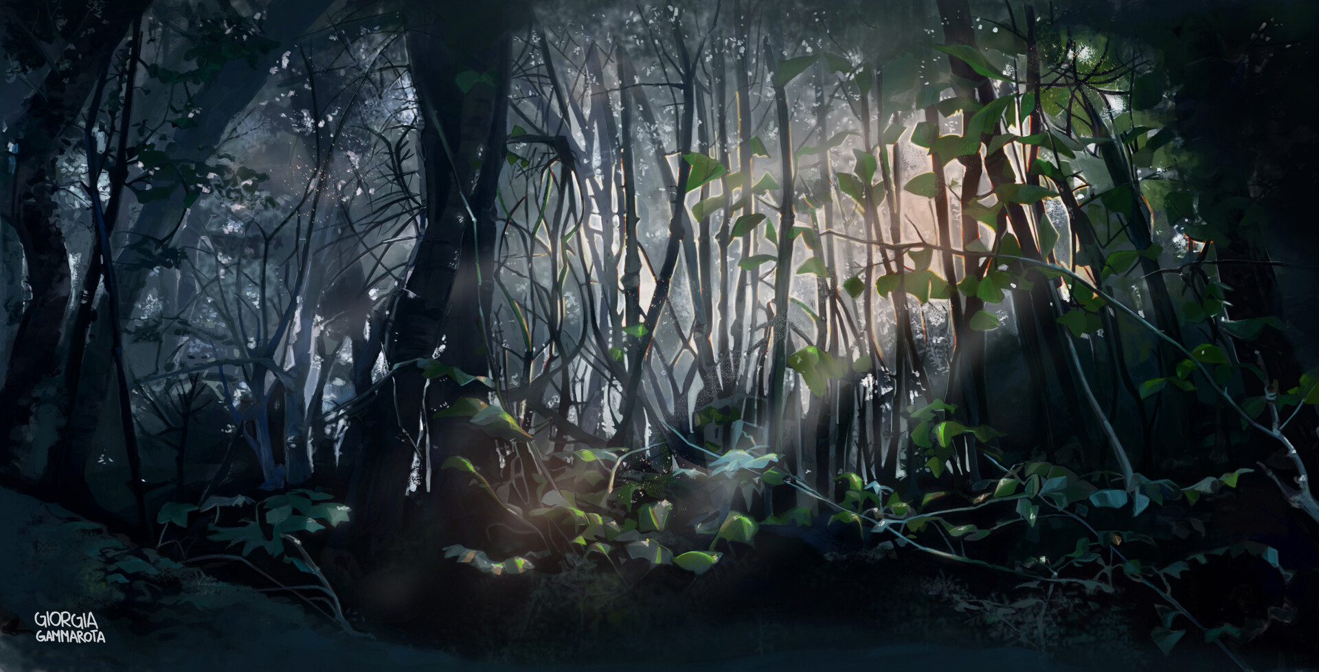 ArtStation - Dark forest