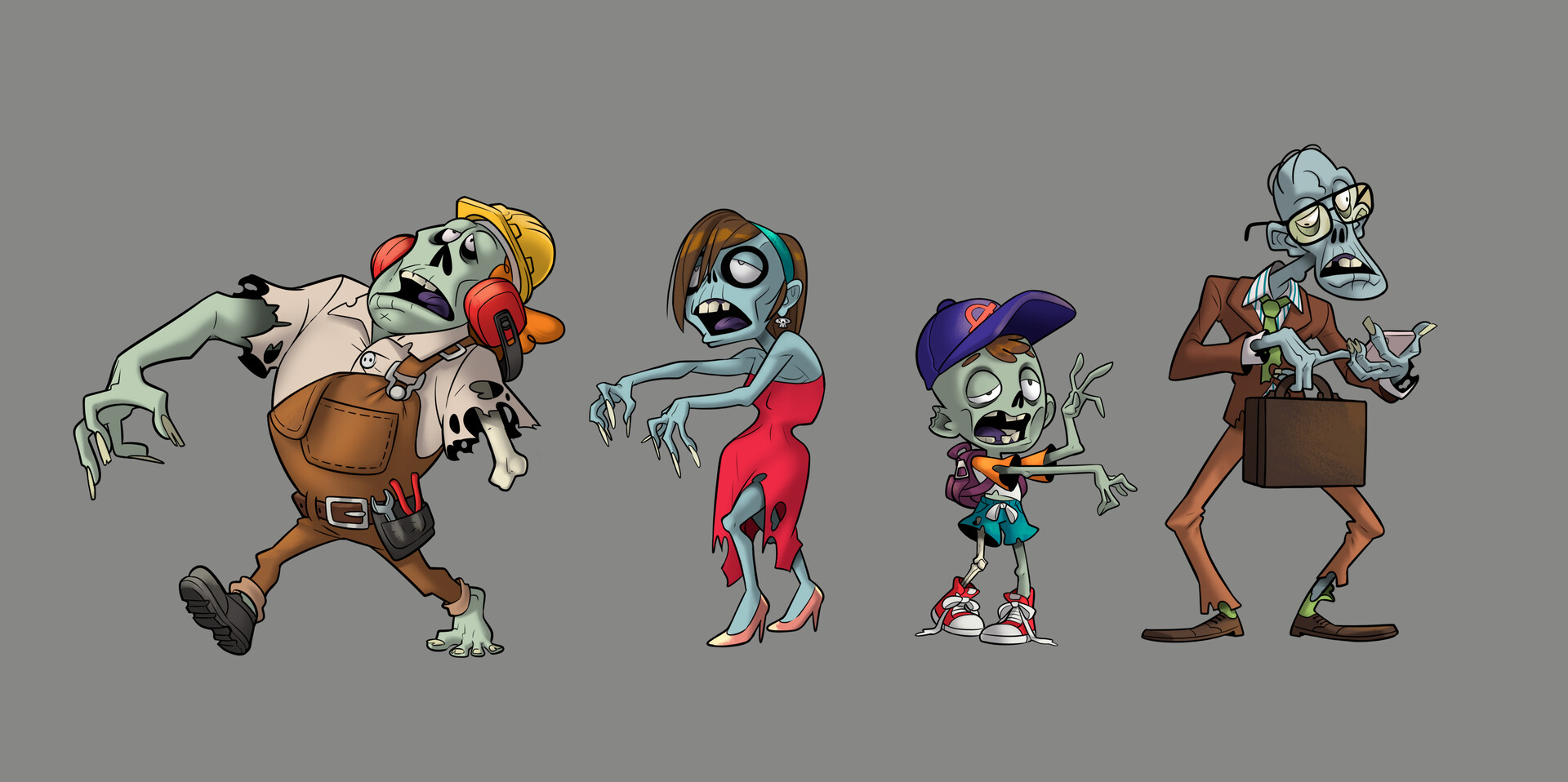 ArtStation - Zombies-Character Design