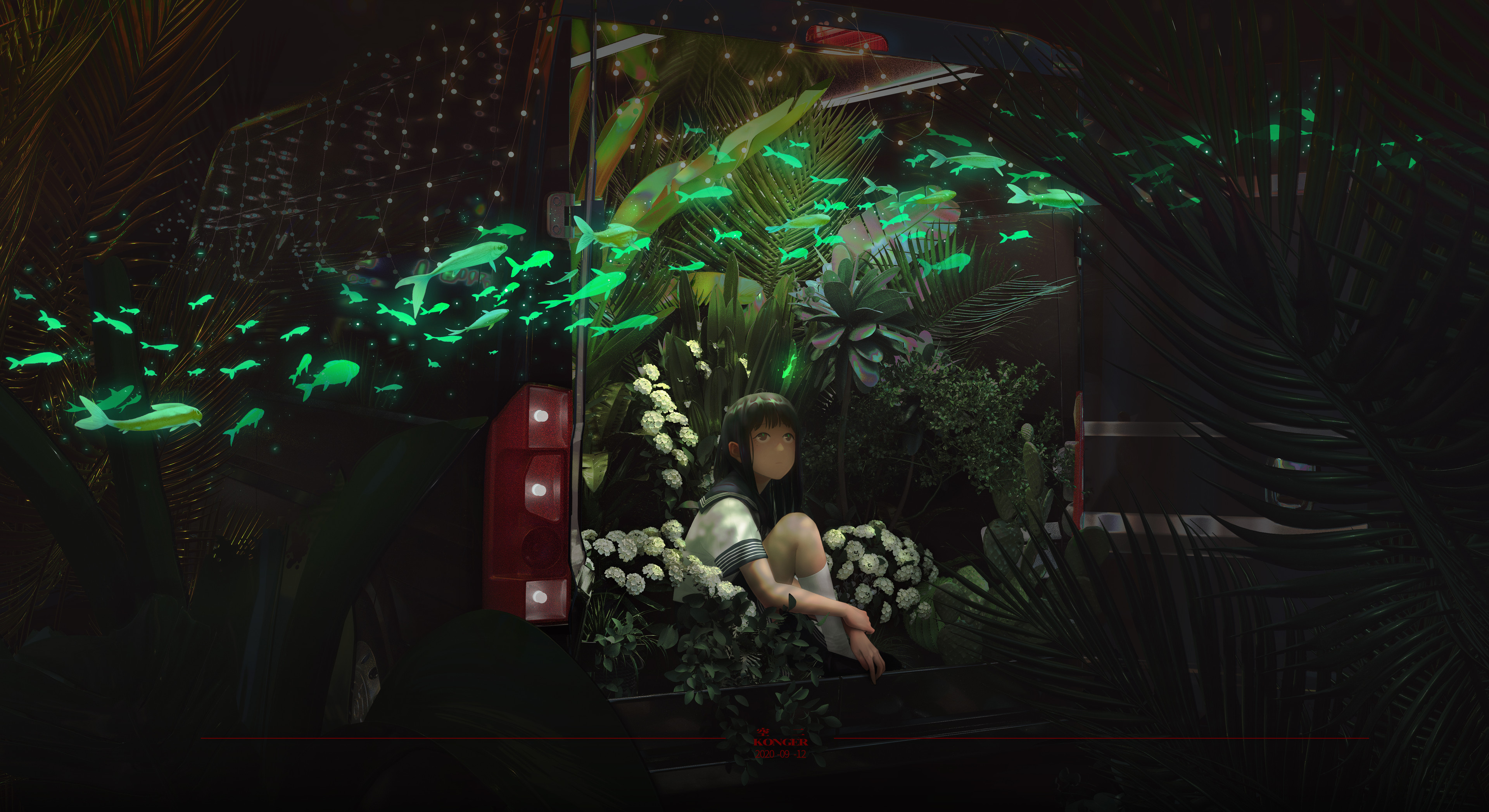 零星半点的光 让人又欣喜又失落 by 空二 Konger : r/Moescape