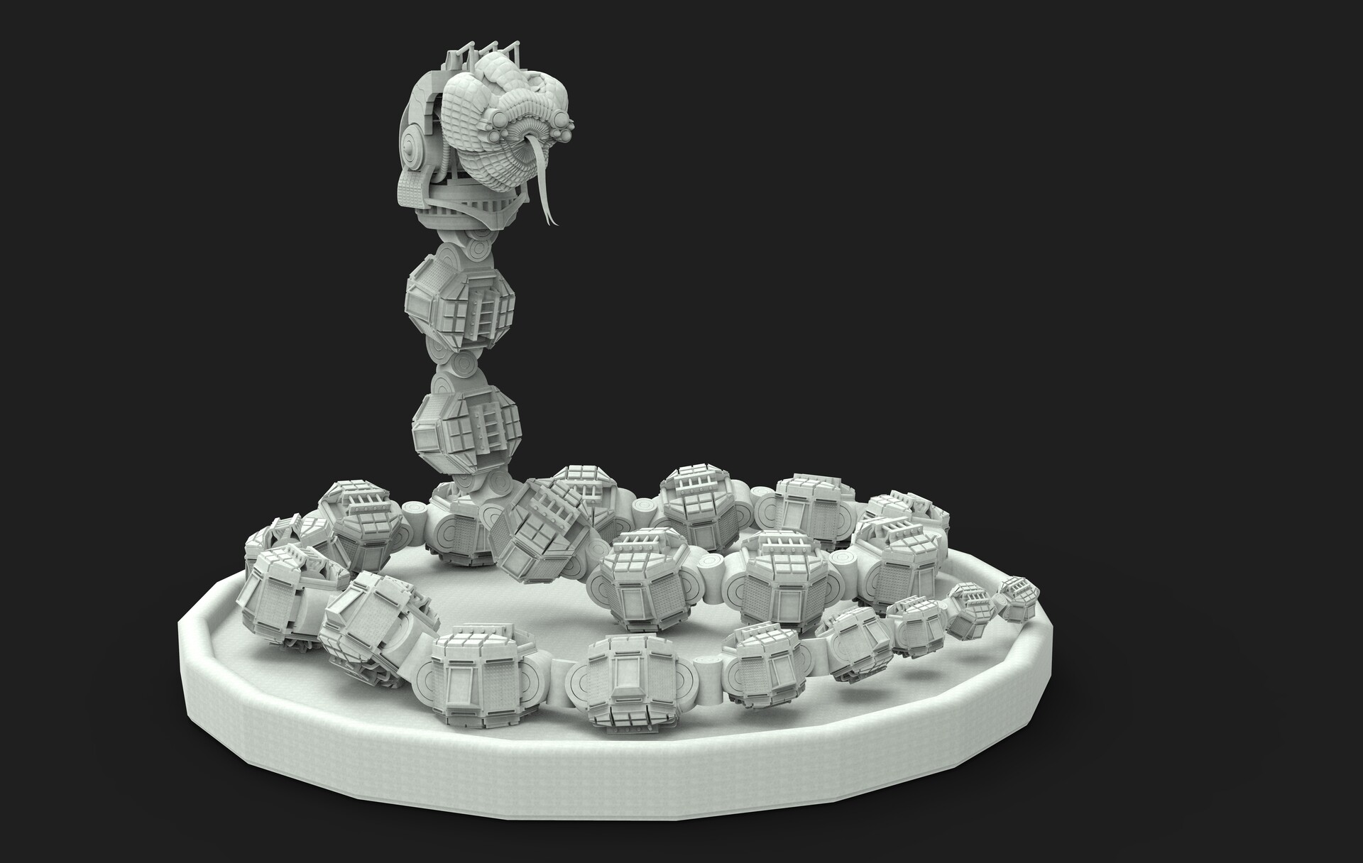 ArtStation - Sci-fi snake