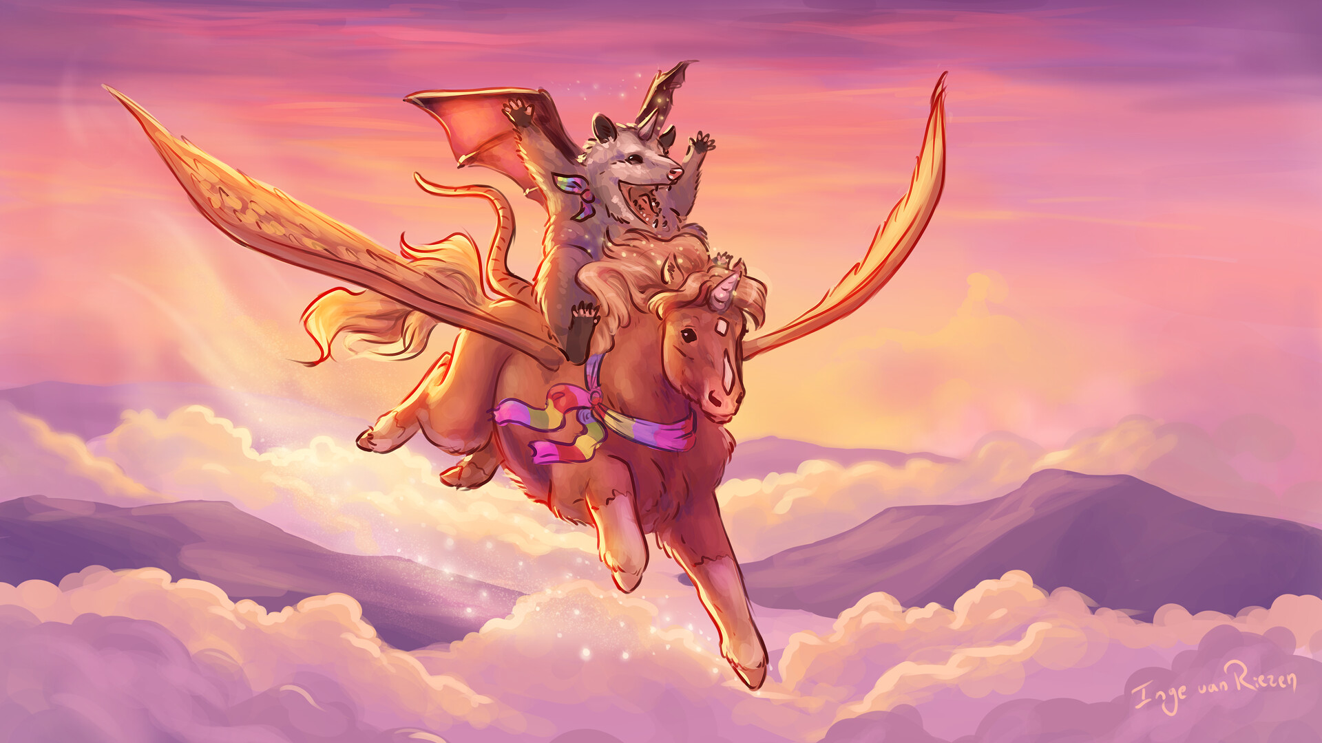 ArtStation - Pon and Possum