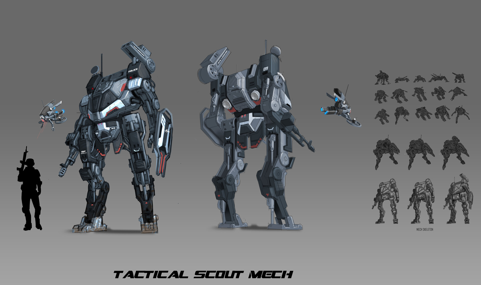 ArtStation - Scout Mech
