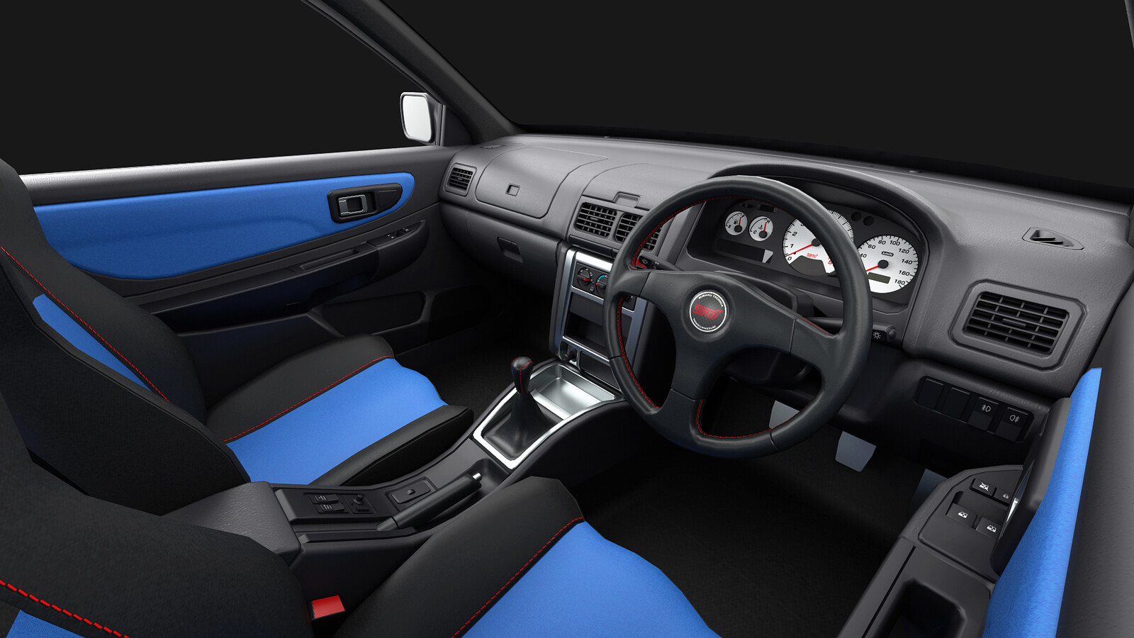 Adrian Baboi - Subaru Impreza 22B STI - Interior
