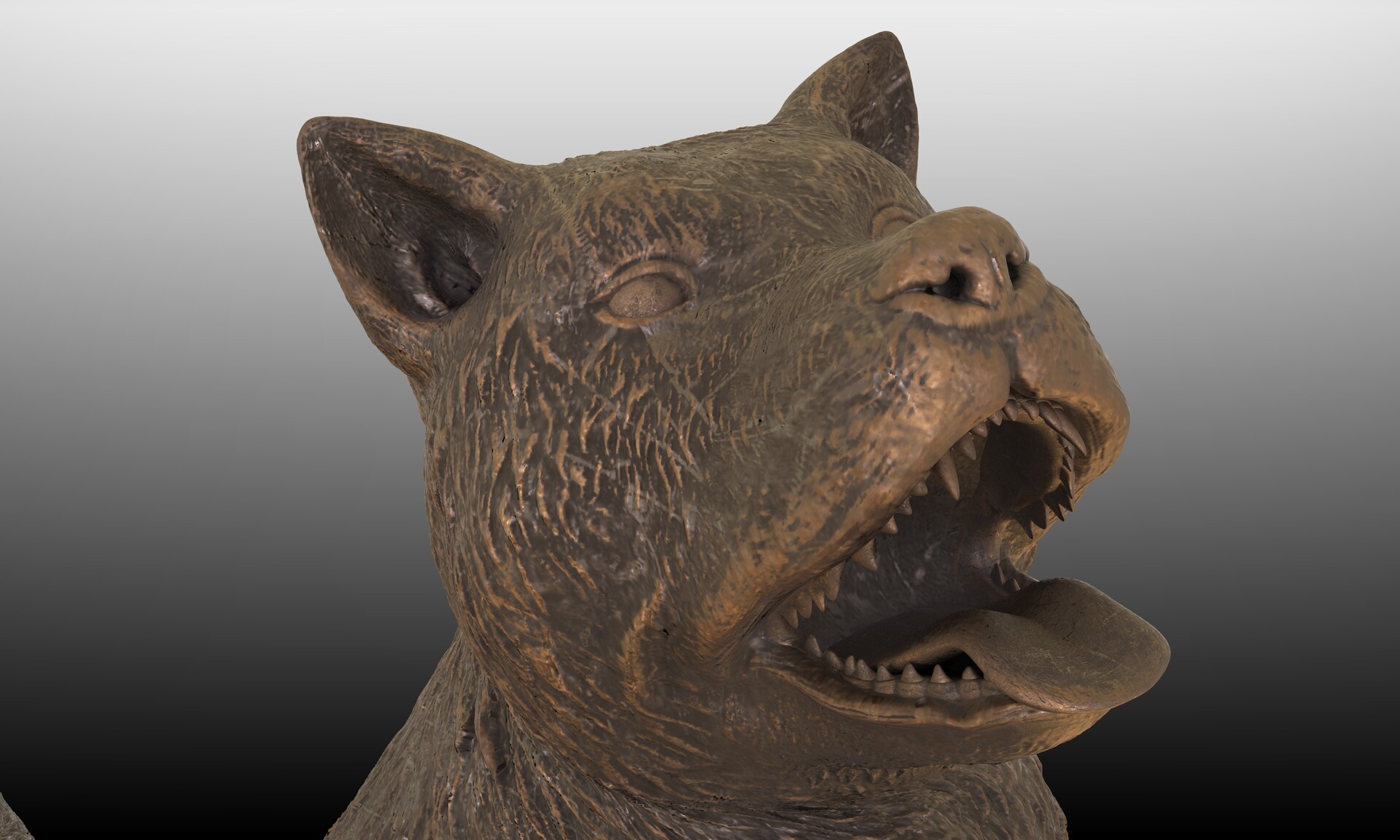 ArtStation - Bronze dog