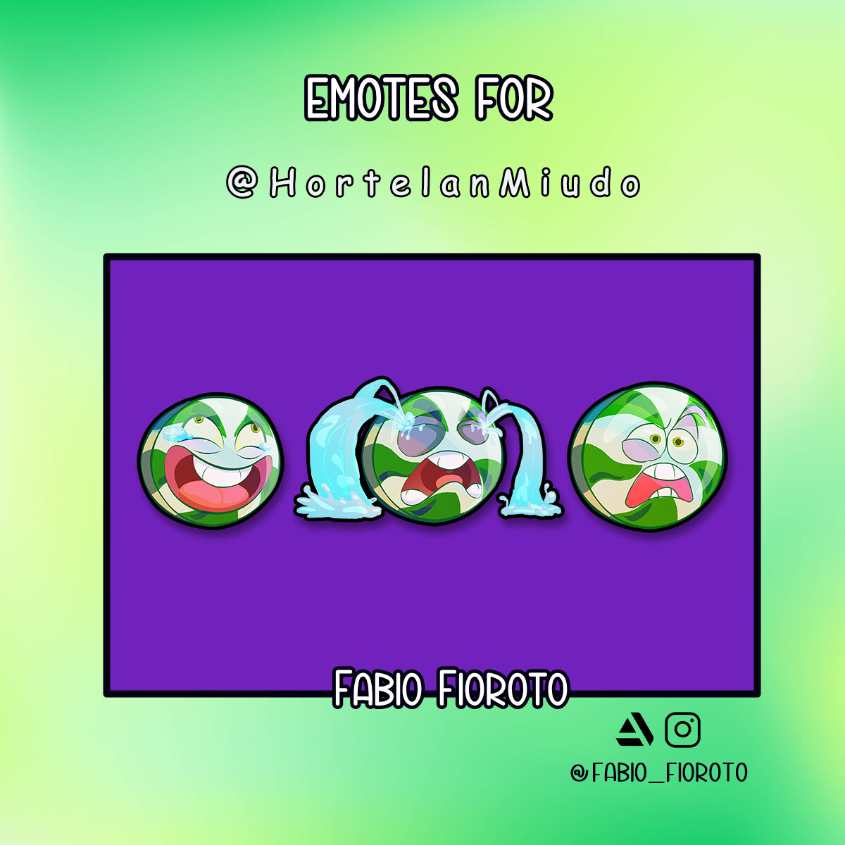 Fábio Fioroto - Peppermint emote.