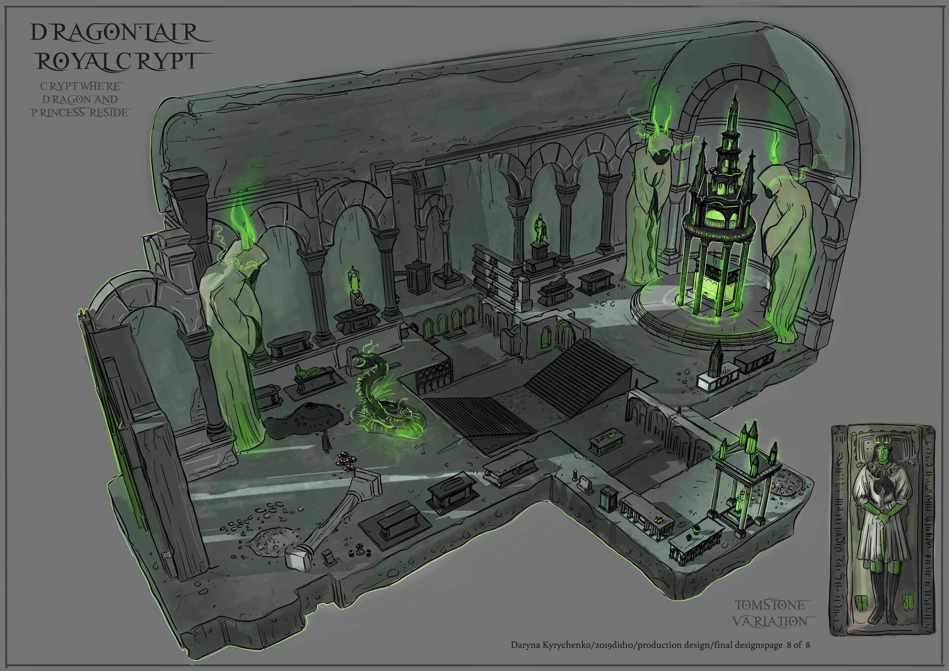 ArtStation - Cursed Dragon Crypt