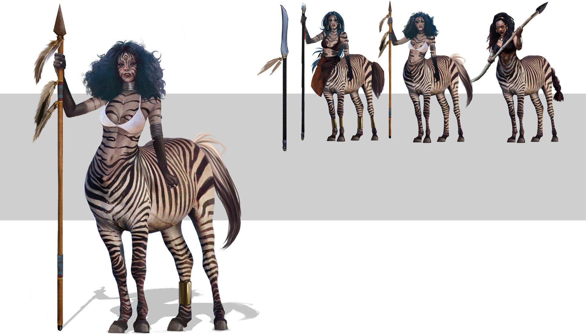 ArtStation - Huntress Zebra