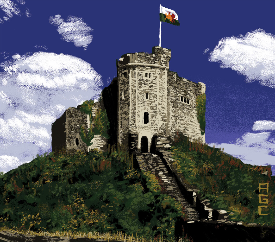 ArtStation - Cardiff Castle