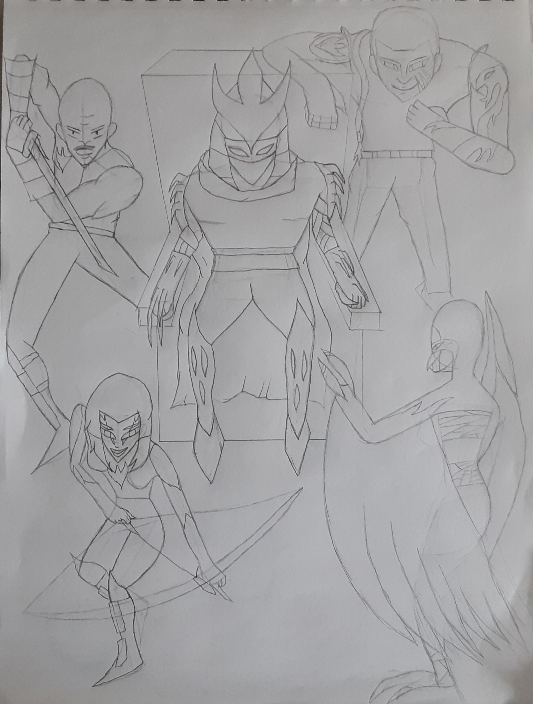 how to draw the foot clan