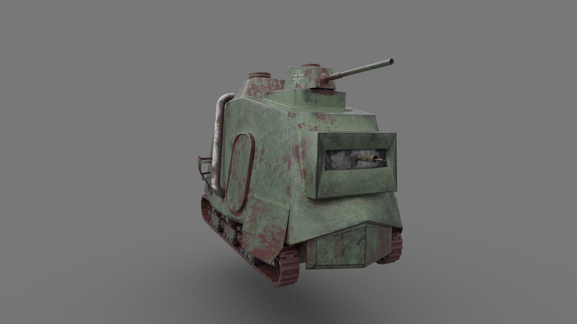 ArtStation - Custom A7V german wo1 heavytank