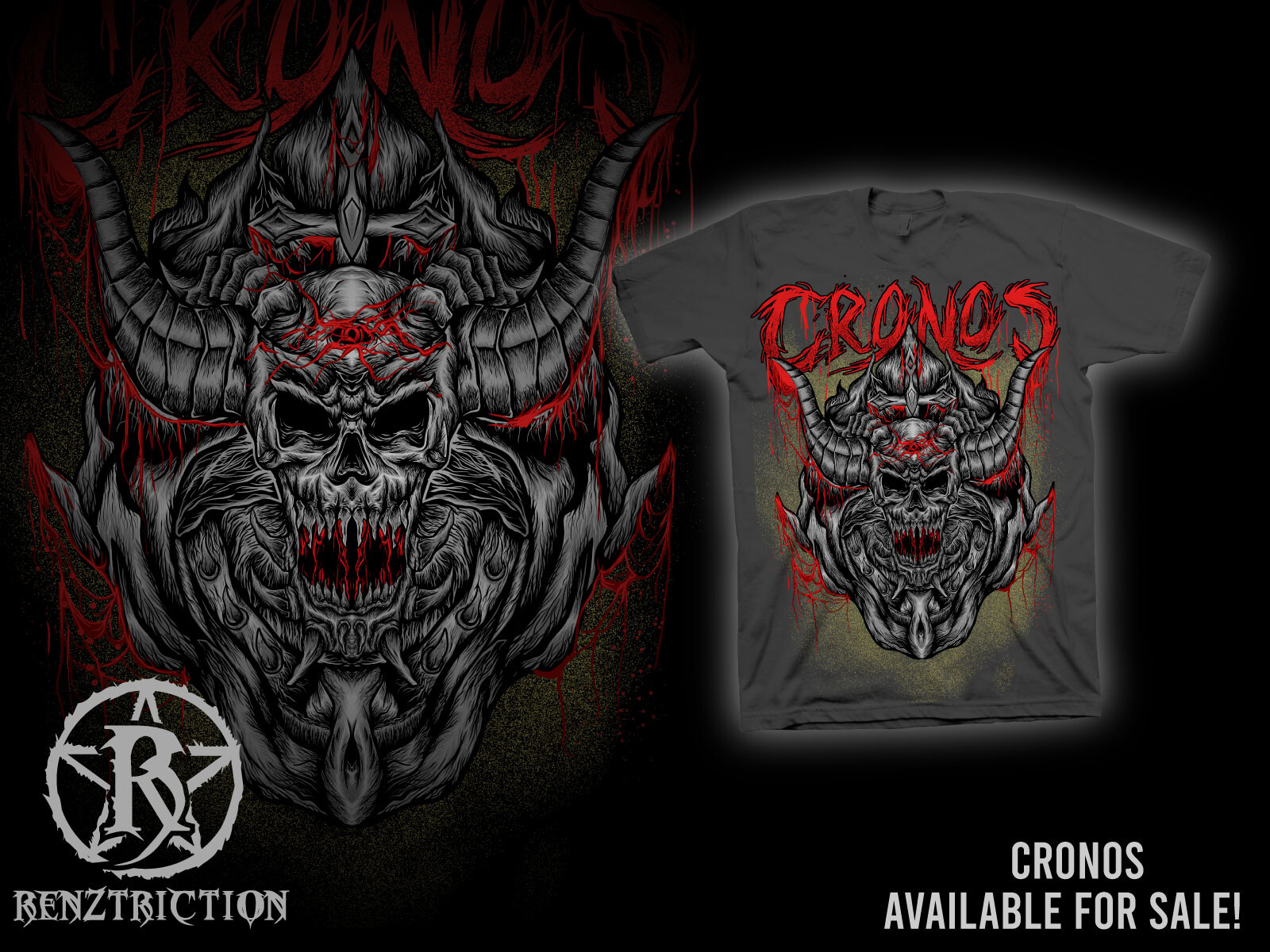 lendra Wahyu - Cronos T-shirt Design
