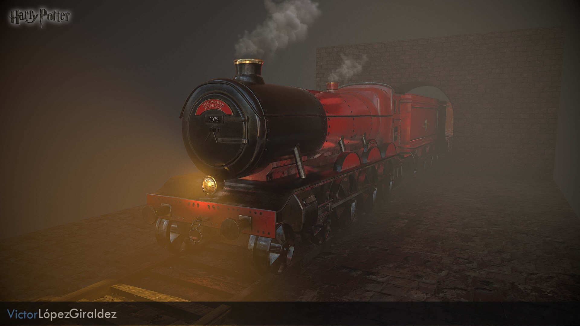 ArtStation - Hogwarts Express 3D Model