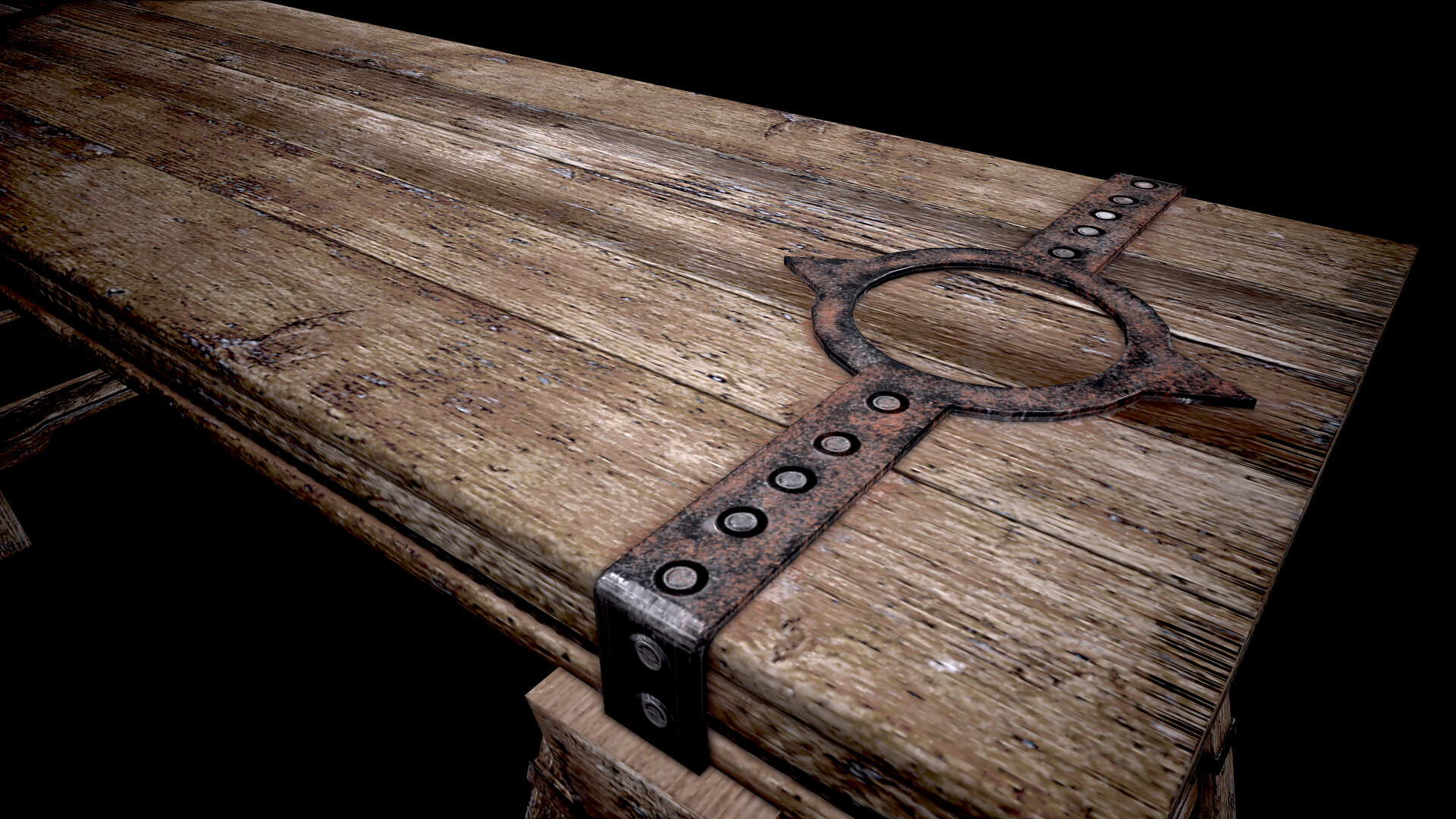 ArtStation - Rusty Wooden Table