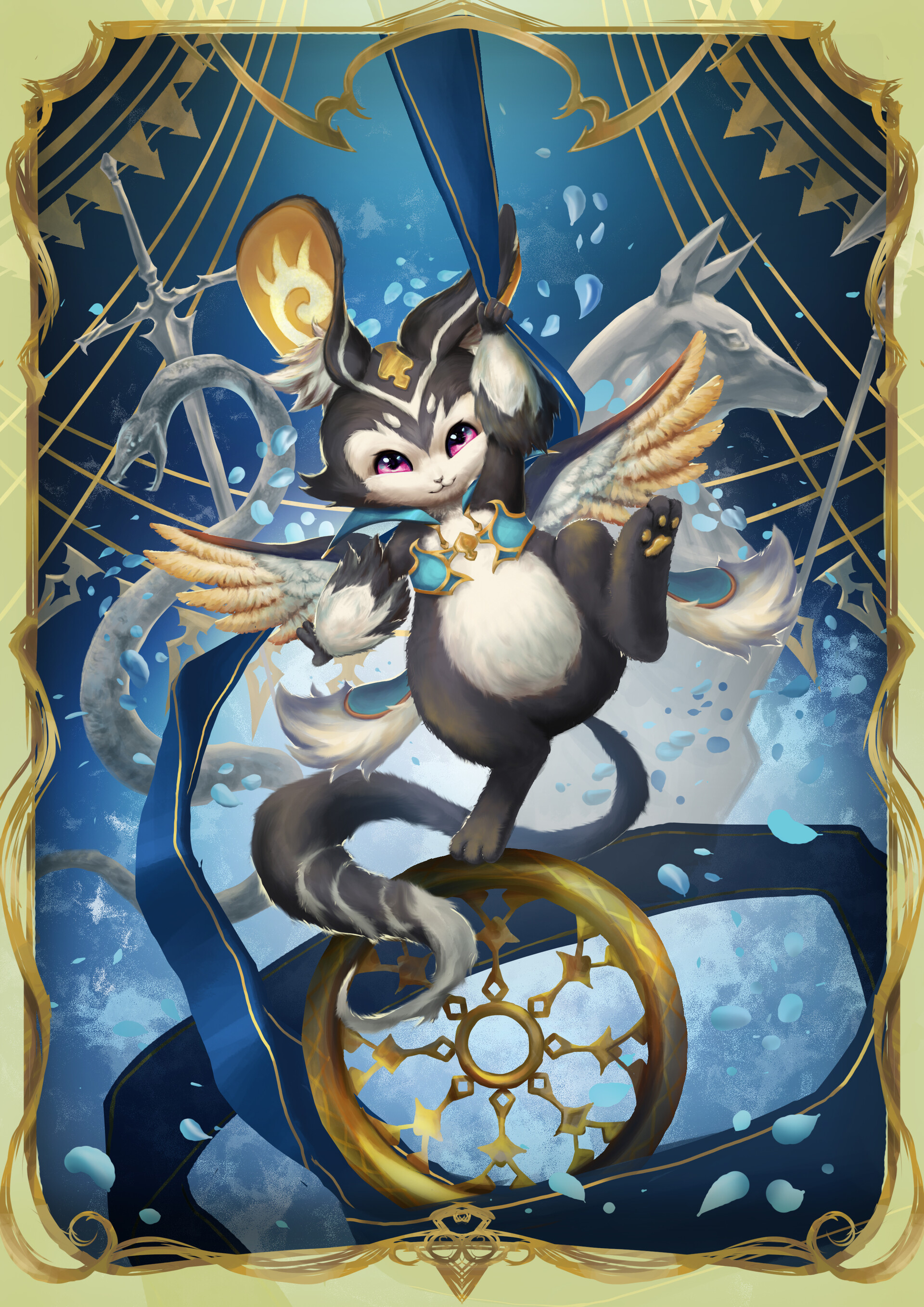 ArtStation - Fanart- x. Slaus Wheel of Fortune from Shadowverse