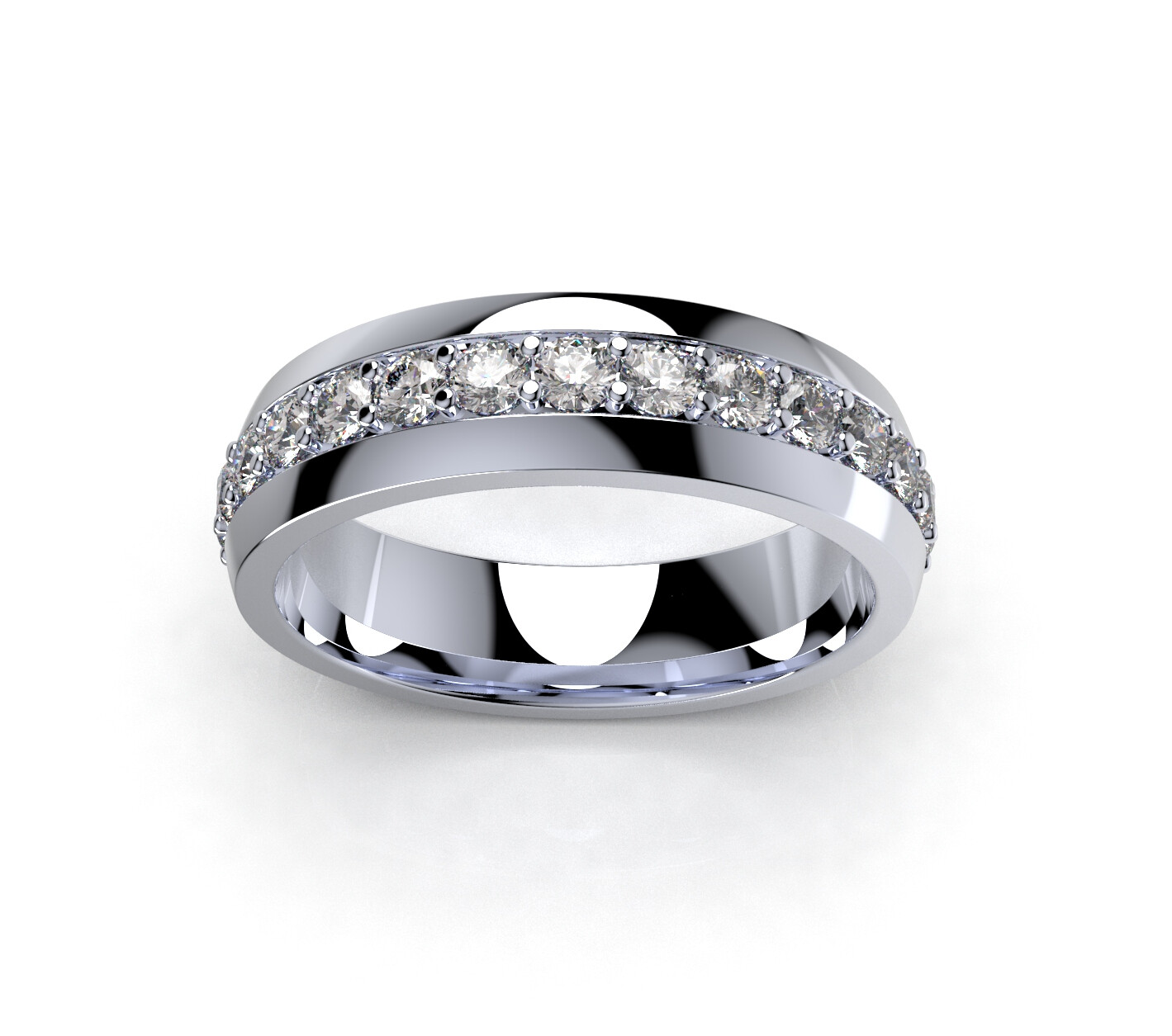 ArtStation - Diamond Women Ring Band For Wedding Set- Engagement- Gift ...