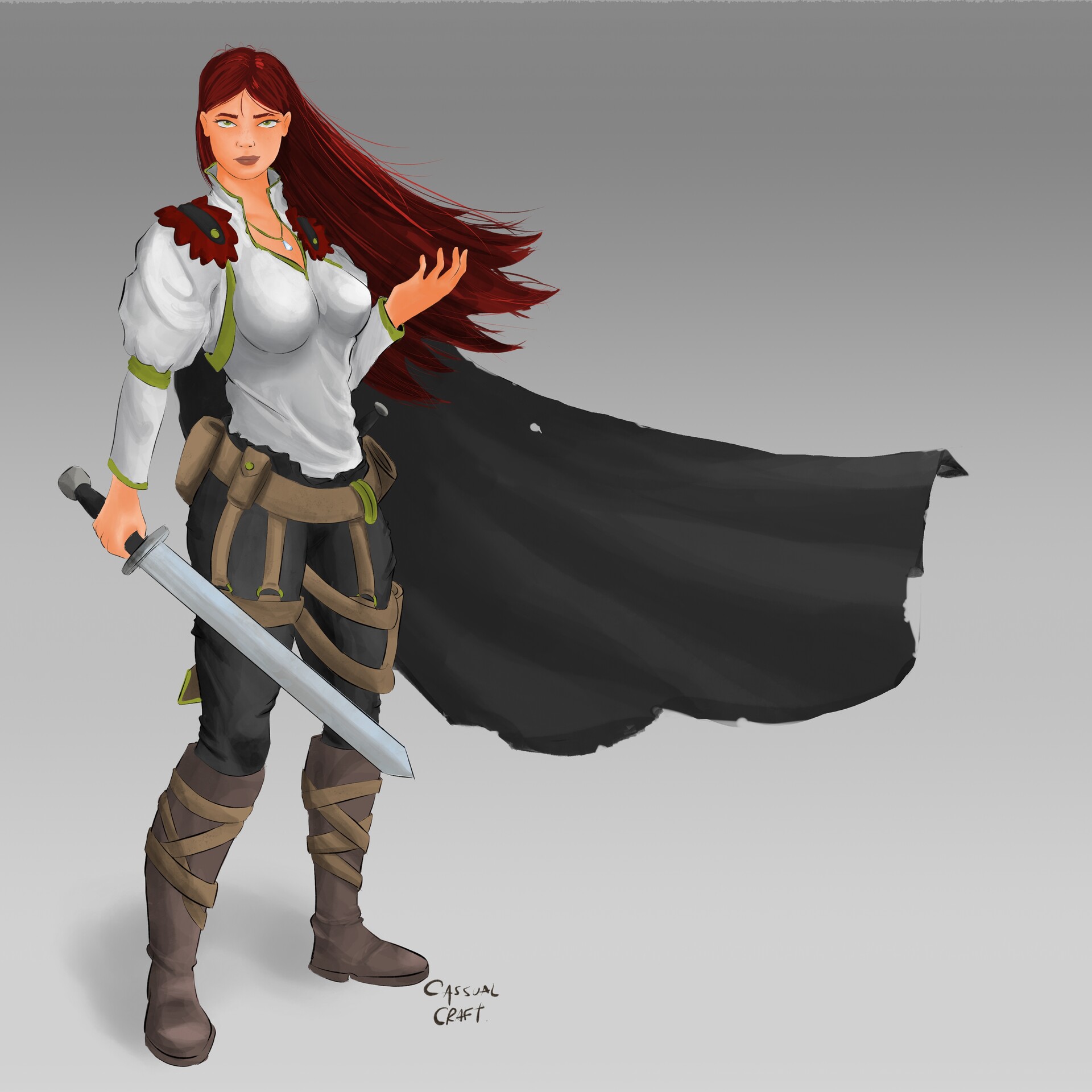 ArtStation - Swordswoman