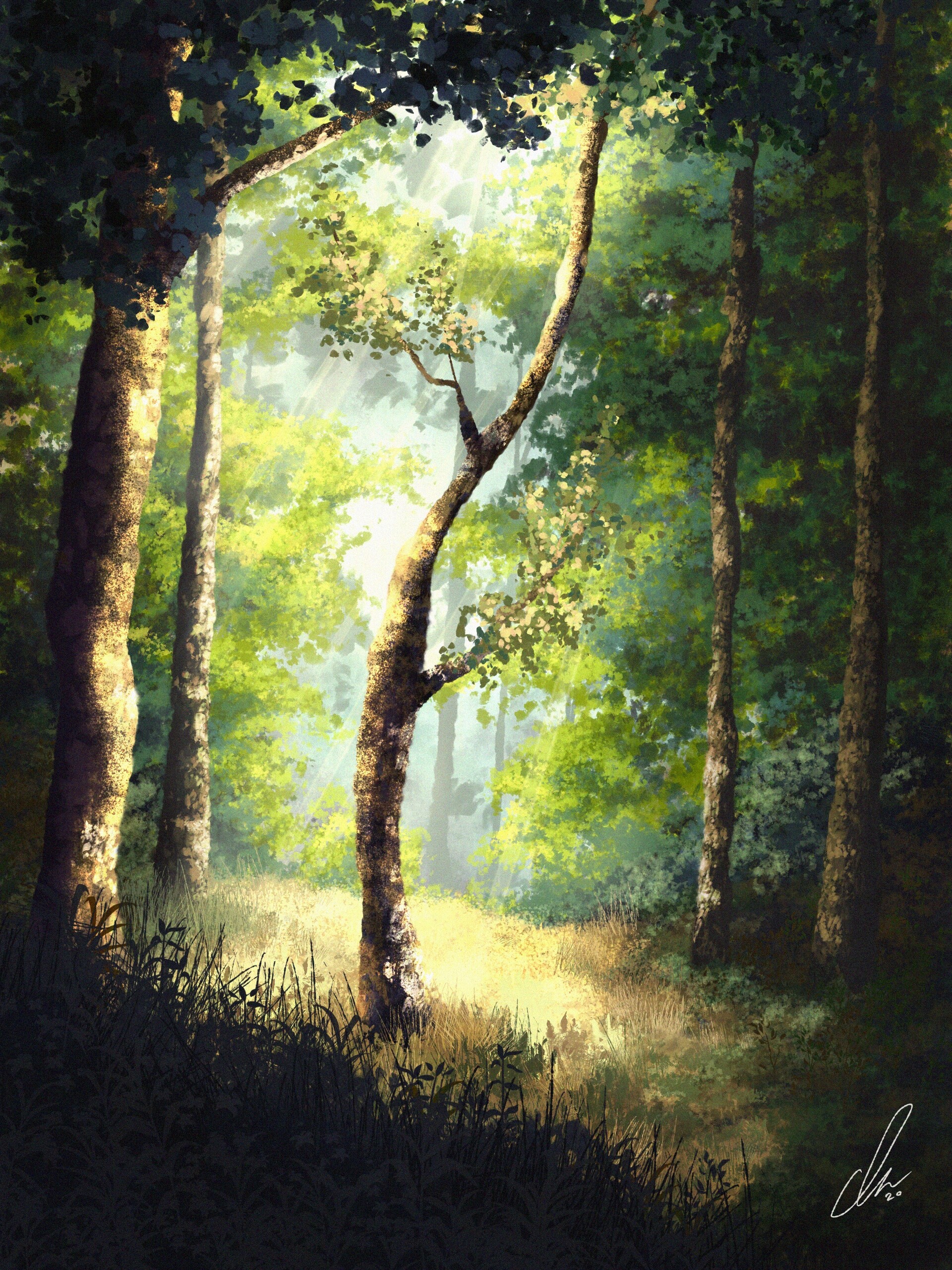 ArtStation - Sunny Clearing
