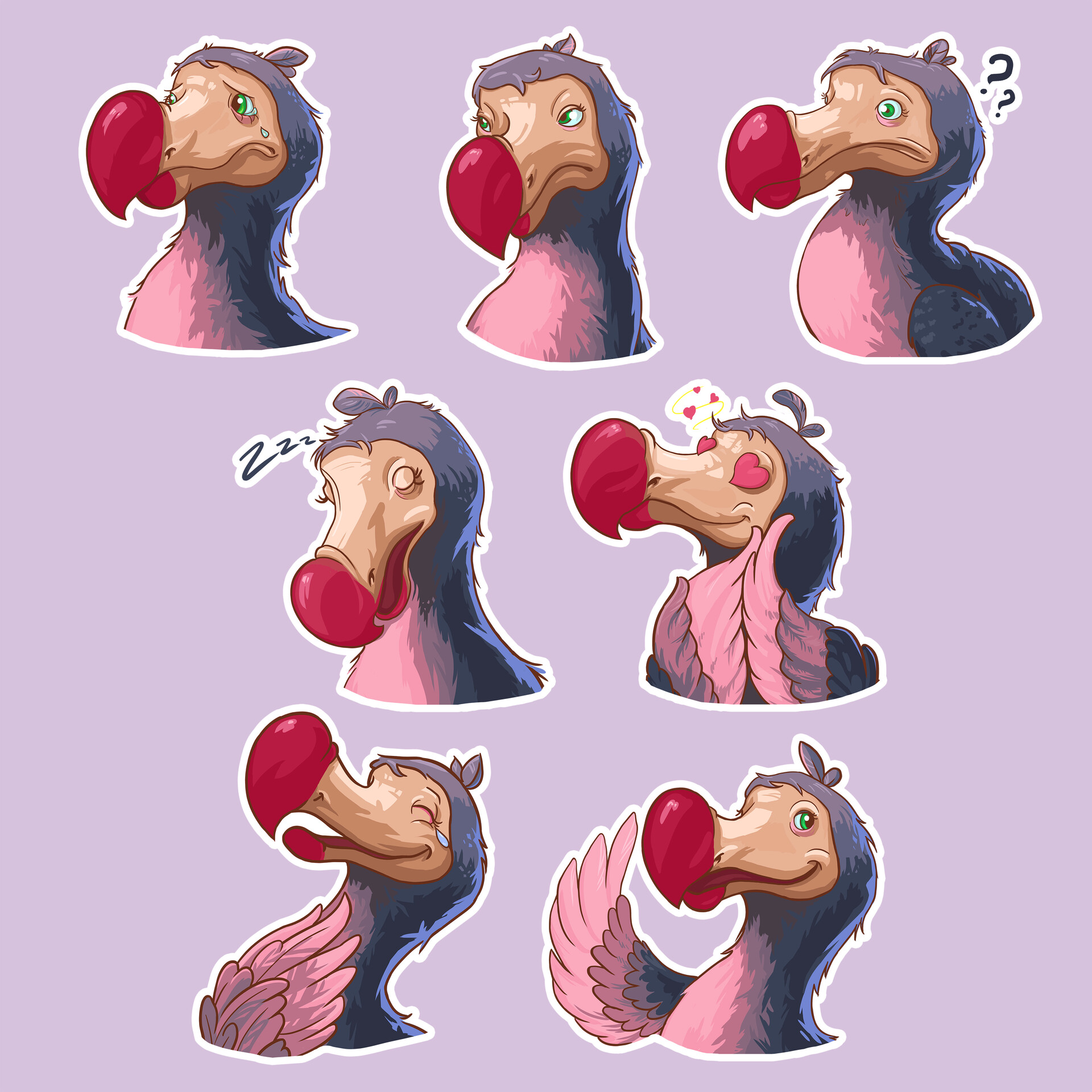 ArtStation - "DoDo" sticker pack