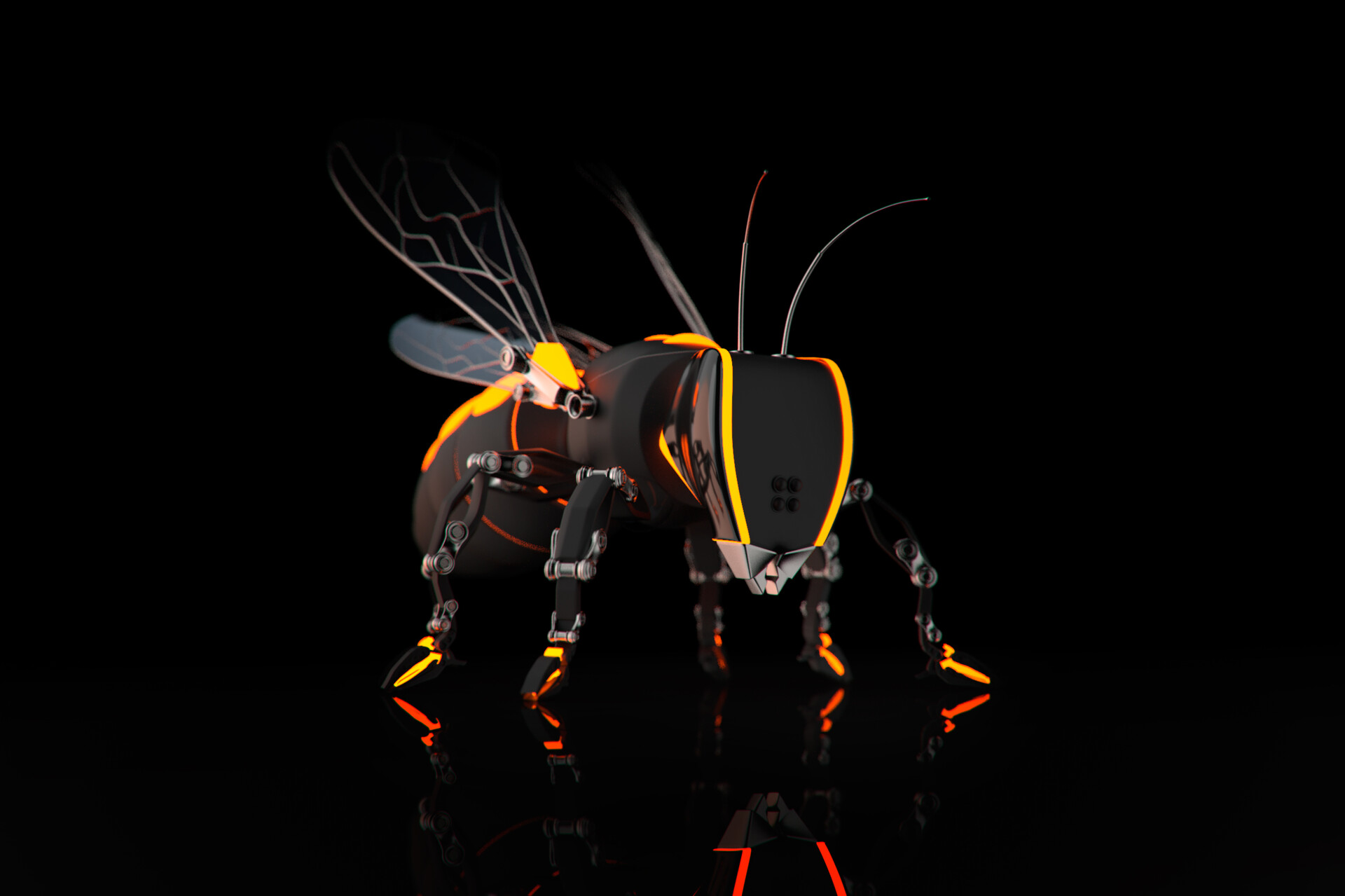 ArtStation - Techno bee