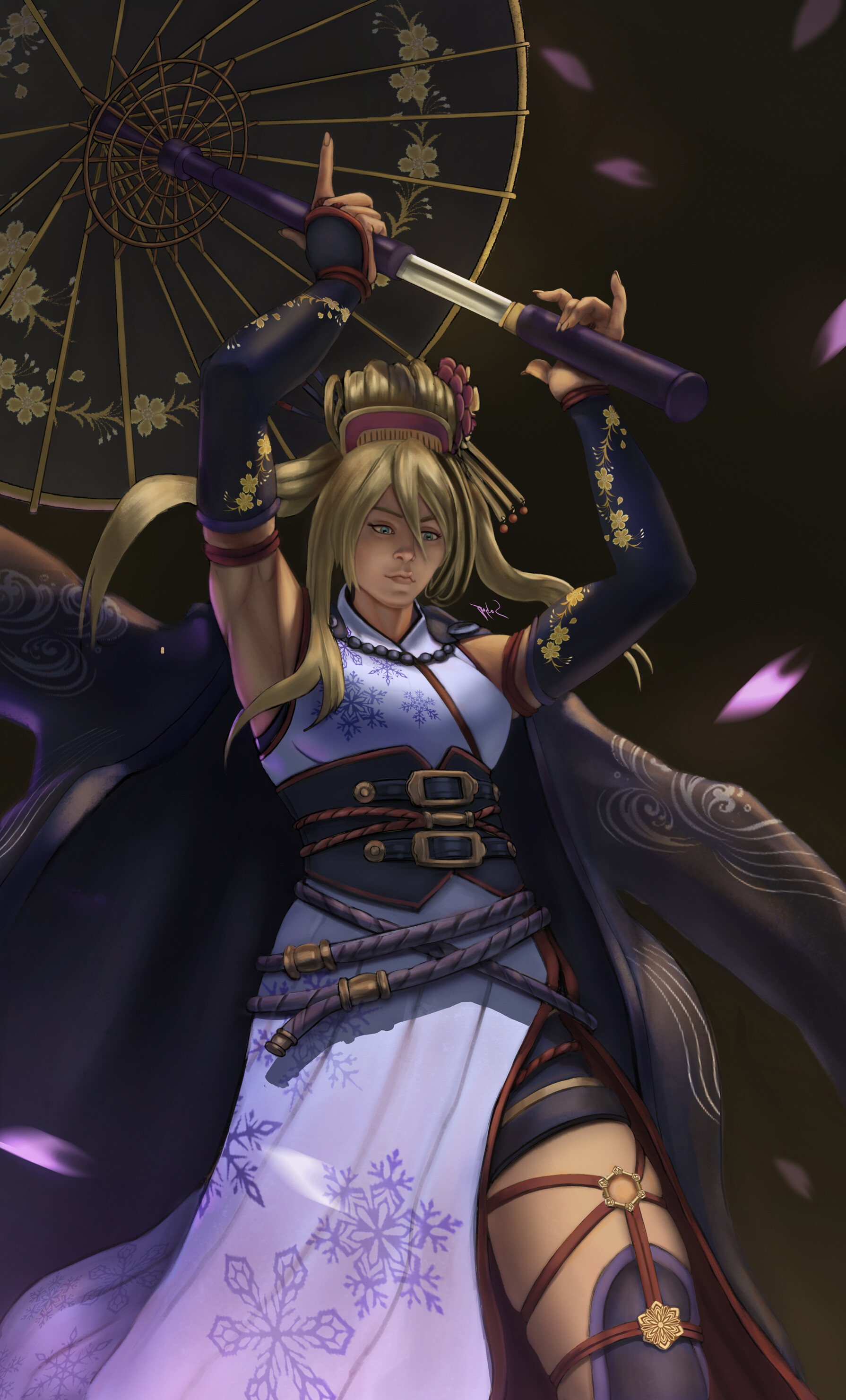 ArtStation - SETSUKA - The Drifting Snow Blossom