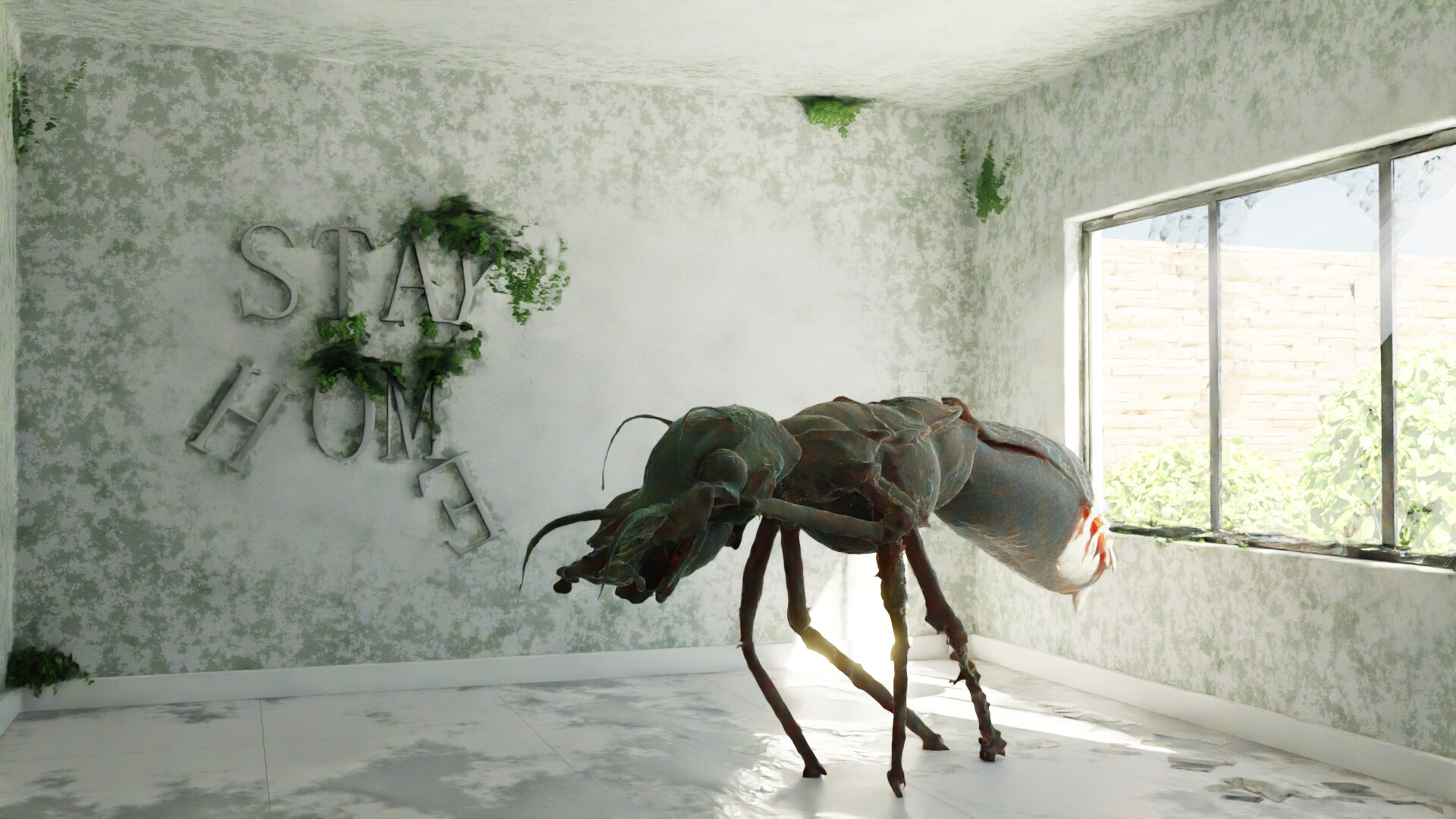 ArtStation - Post-Apocalyptic Giant Ant