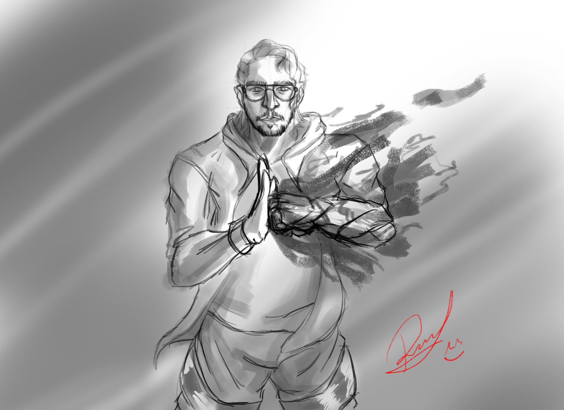 ArtStation - Modern Monk Concept Study