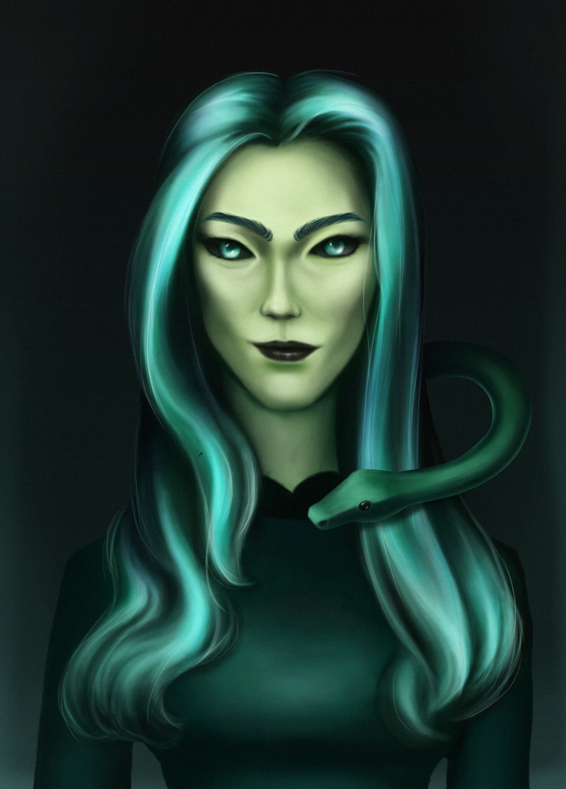ArtStation - Snake girl