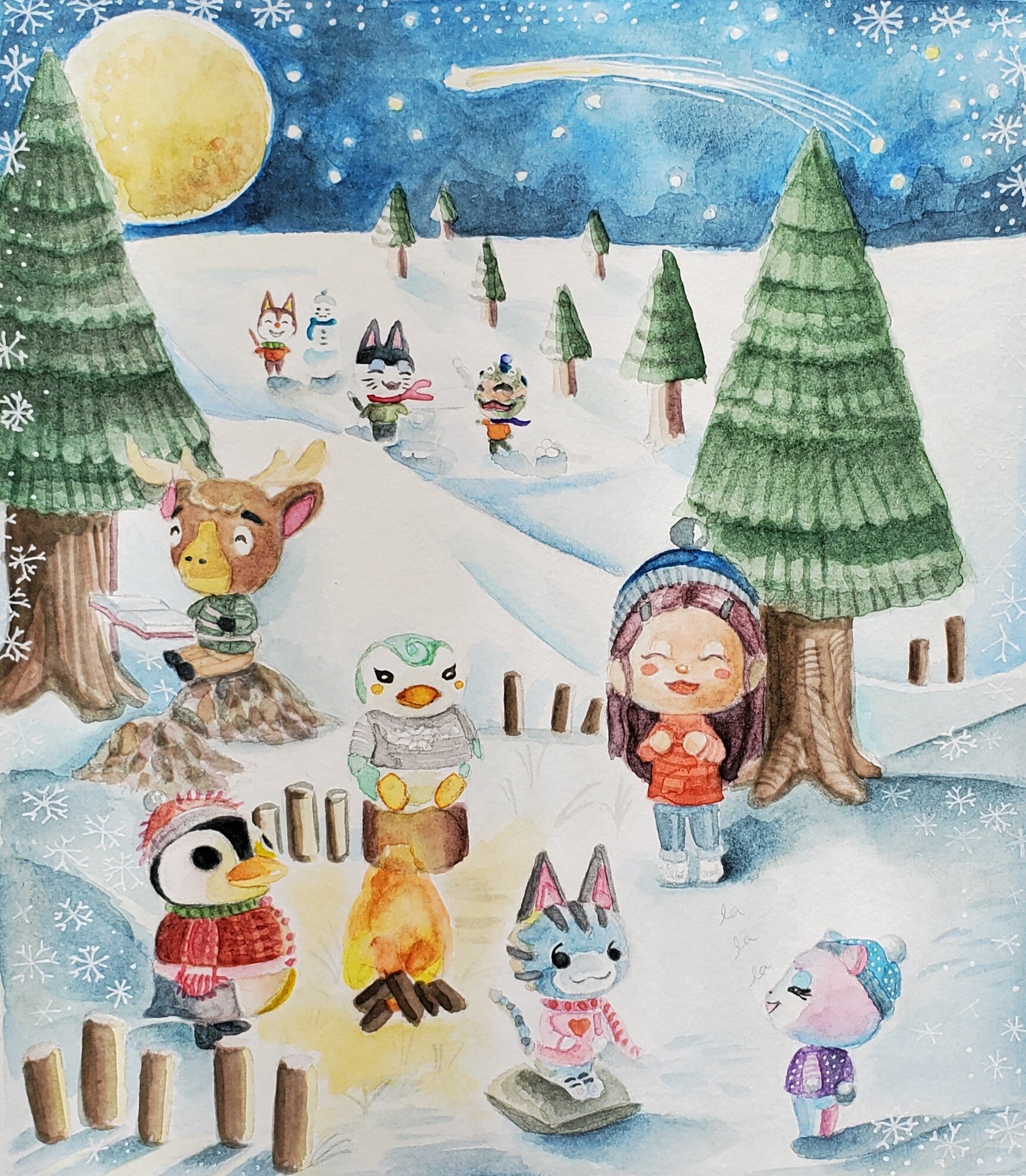 ArtStation - ACNH Christmas