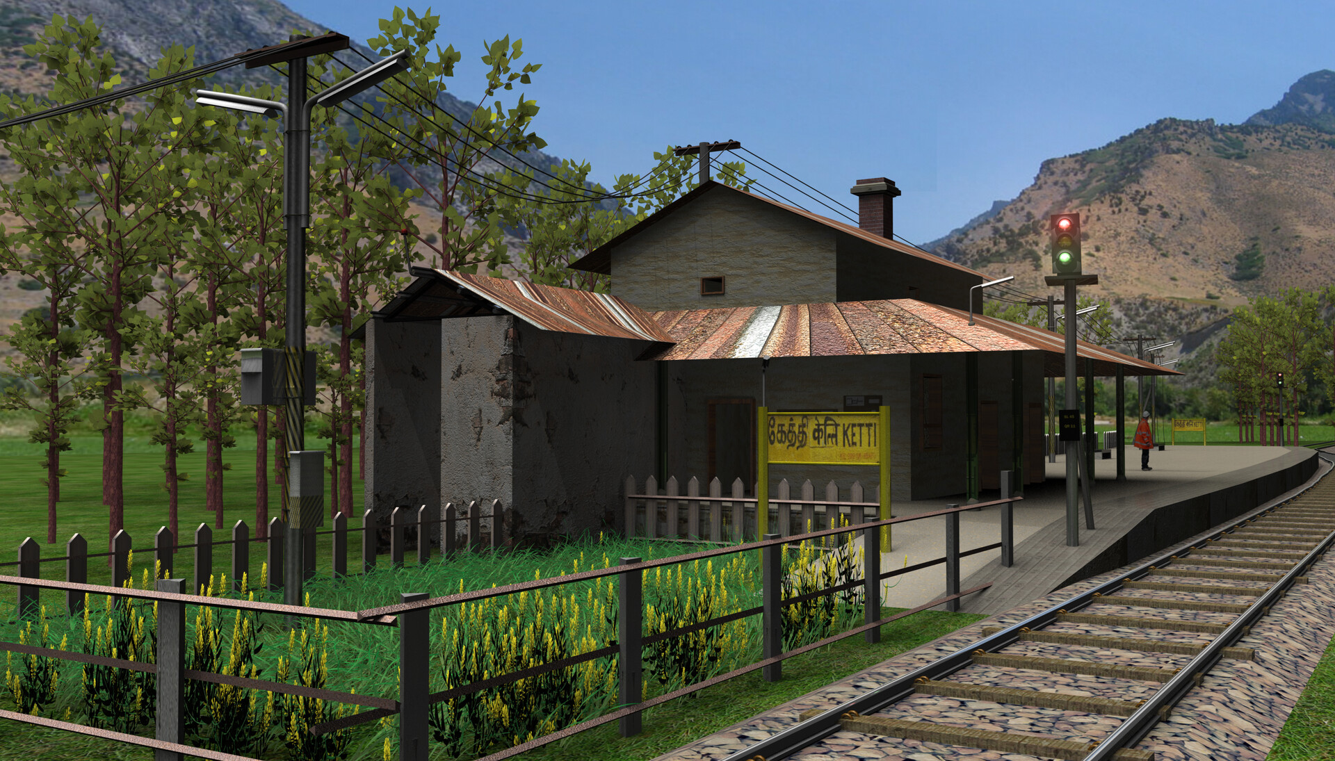 ArtStation - Indian Railway Station