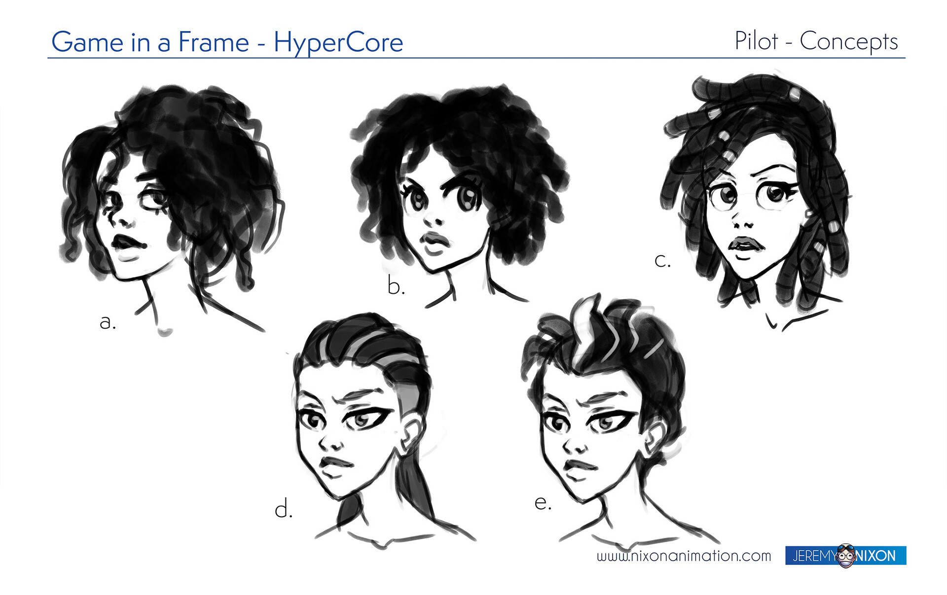 Jeremy Nixon - Hypercore Character Art