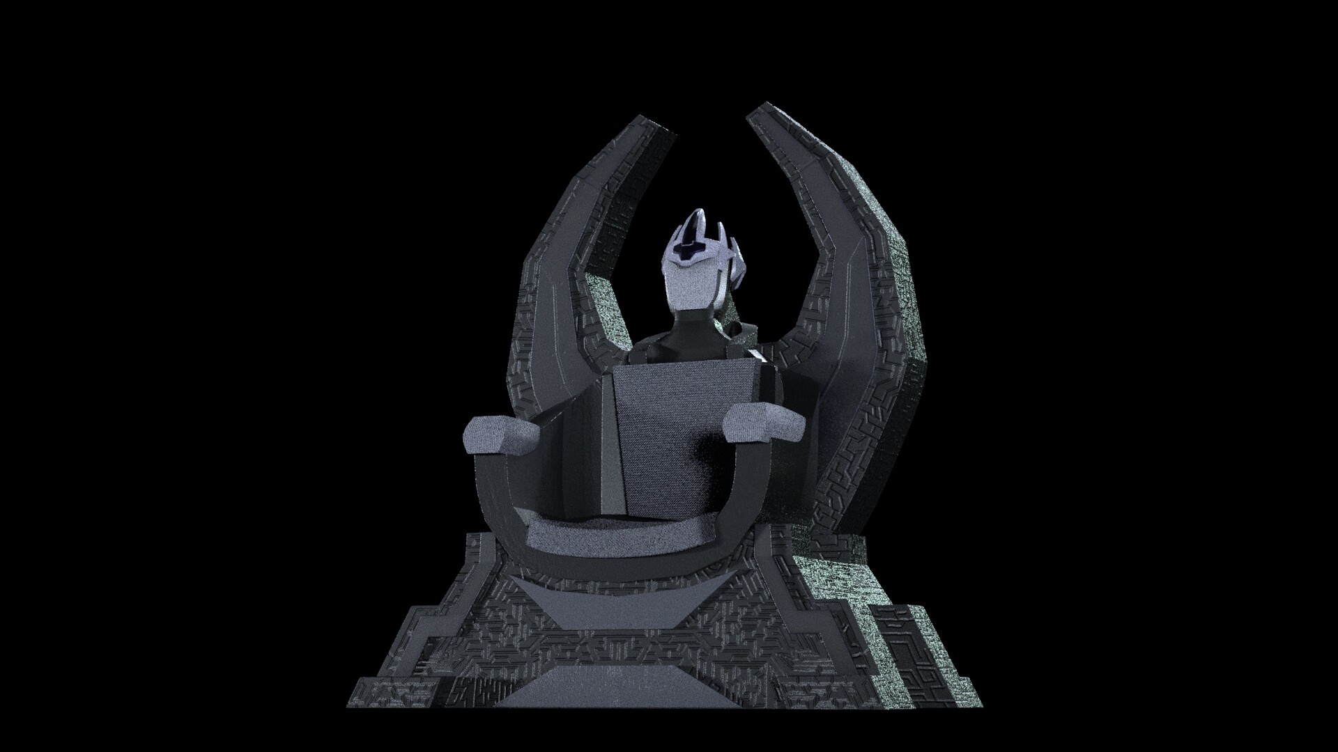 ArtStation - Alien King Throne (WIP)
