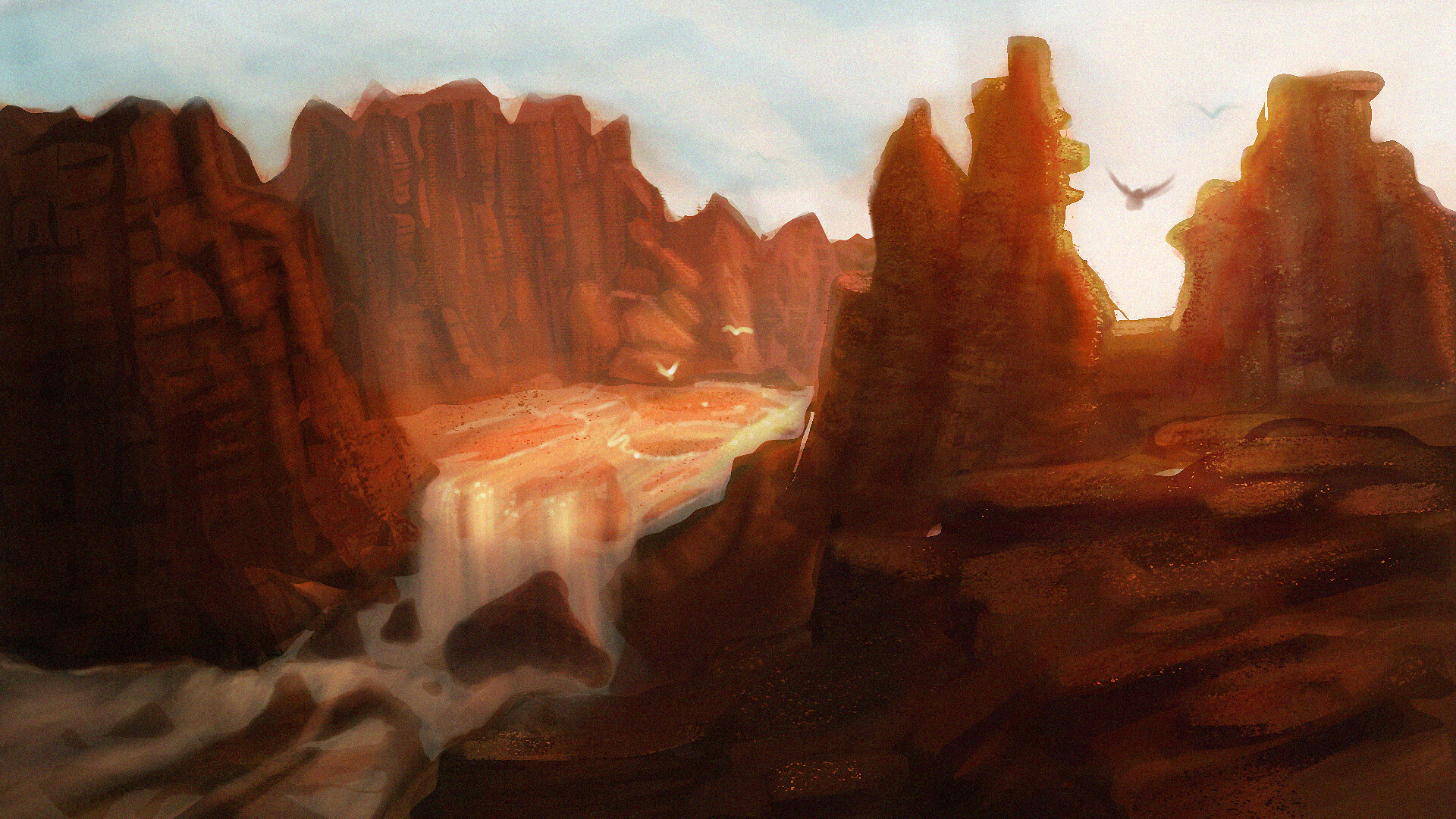 ArtStation - First Desert Landscape