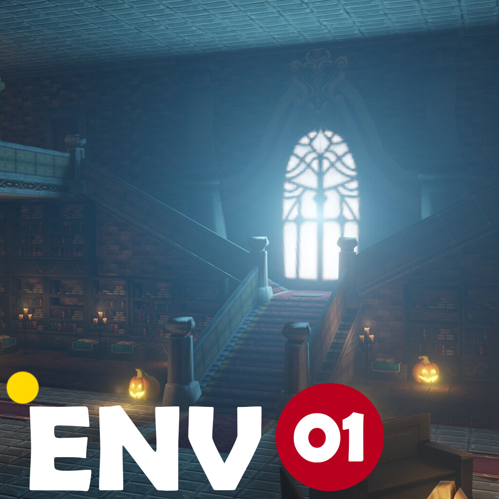 ArtStation - Halloween Game Optimized Environment.
